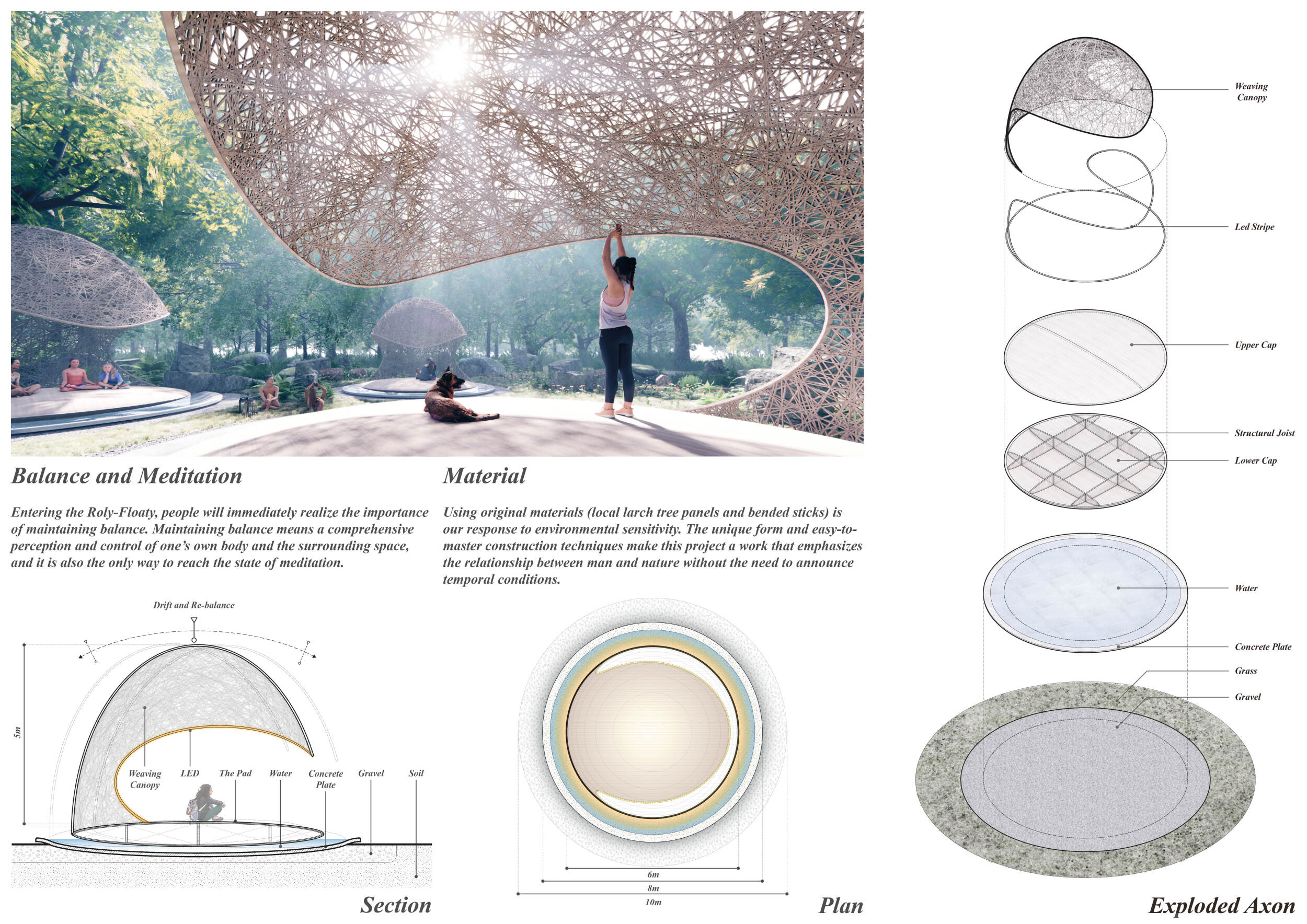 Architecture project // Larch Panels and Curved Pathways in a Tranquil ...