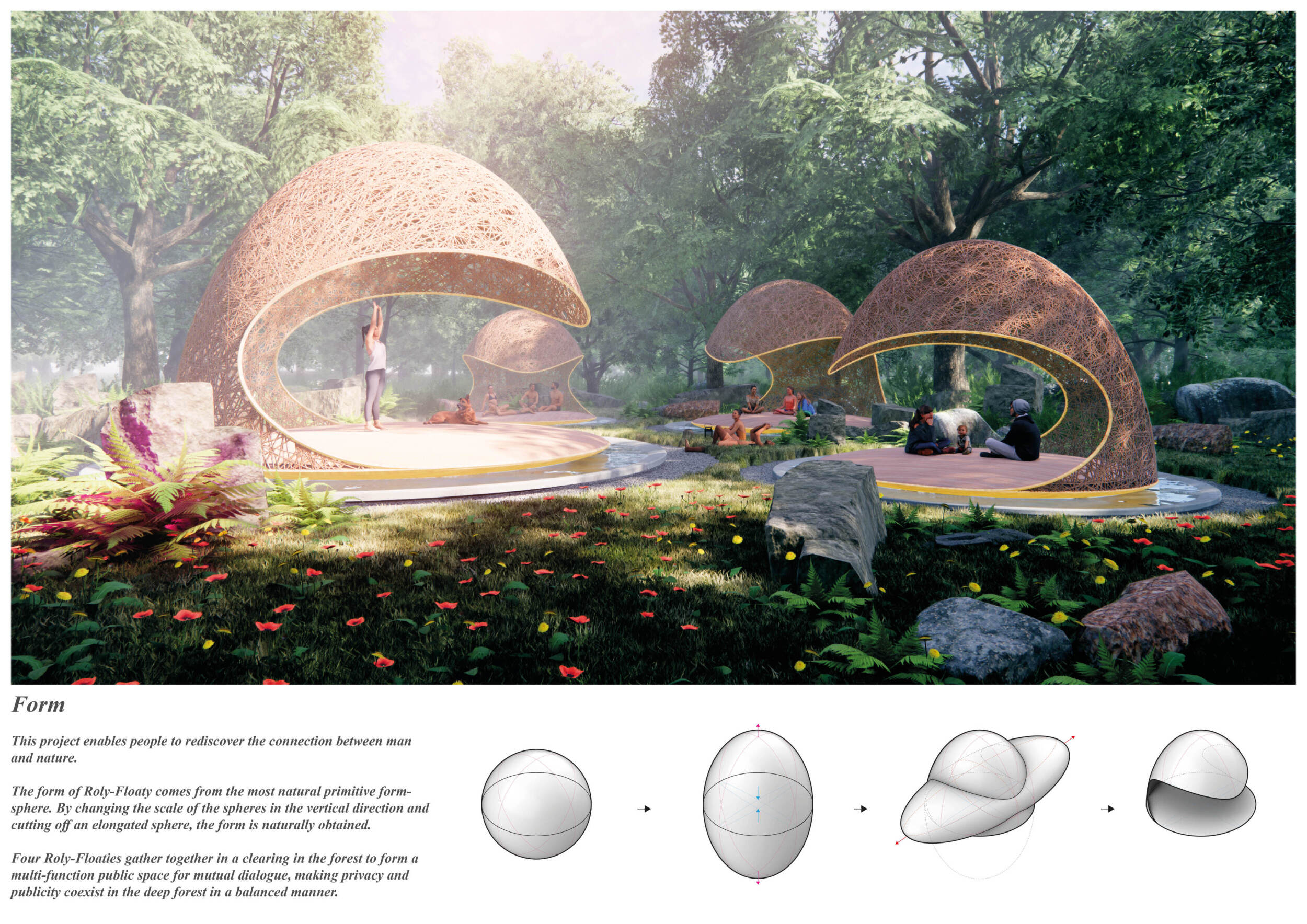 Architecture project // Larch Panels and Curved Pathways in a Tranquil ...