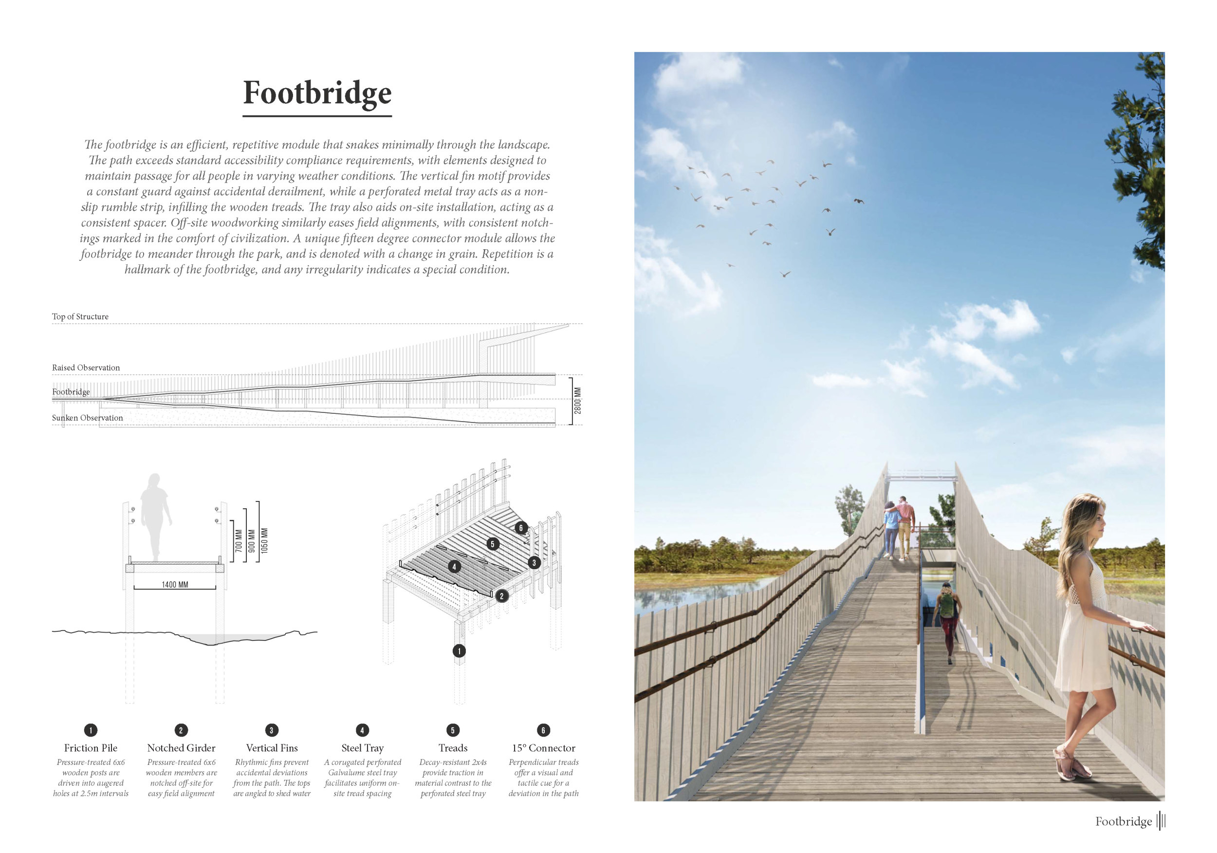 Architecture project // Ecological Pathways Crafted from Modular Timber ...