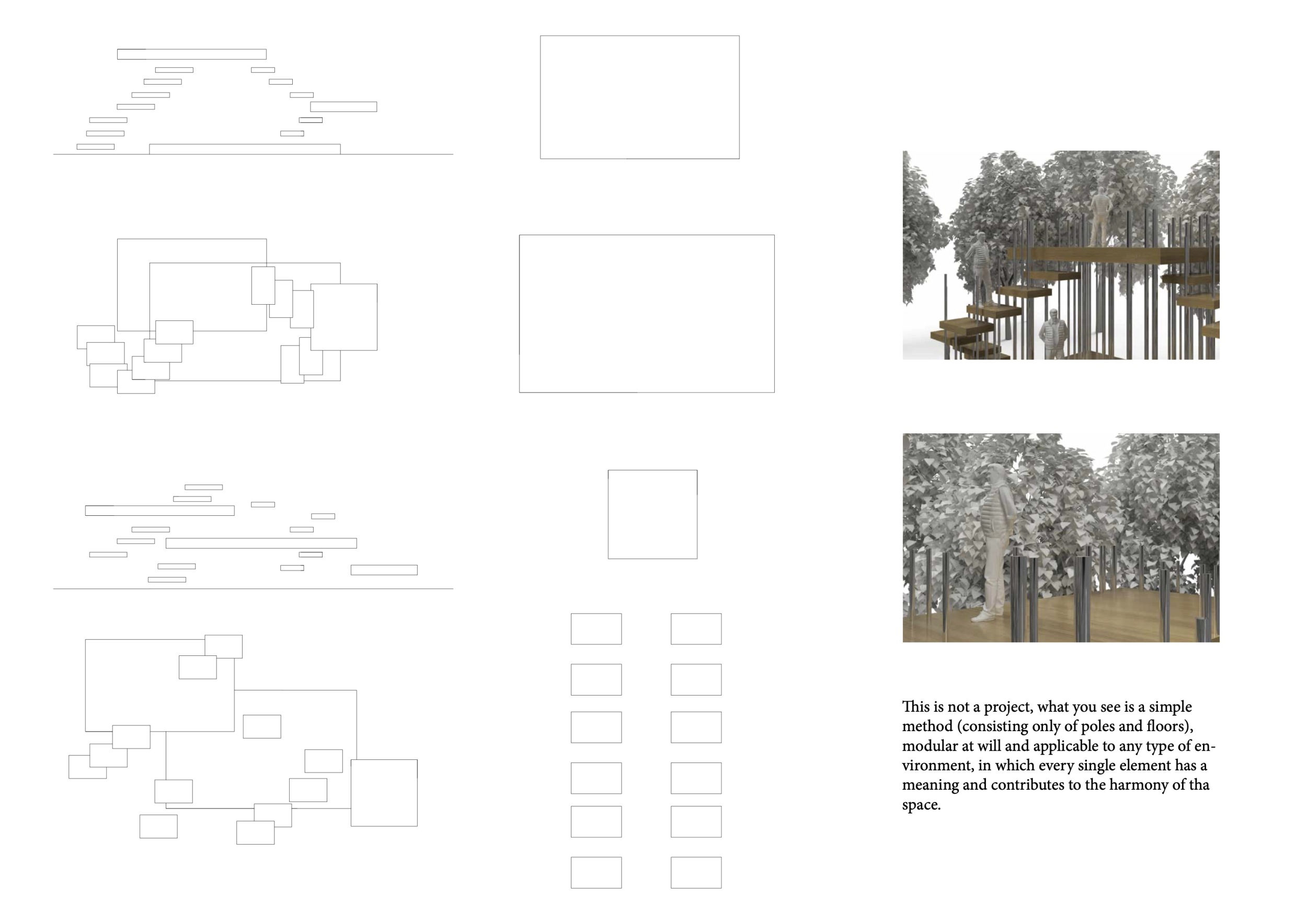 Architecture project // Reflections of Nature Through Vertical Poles ...