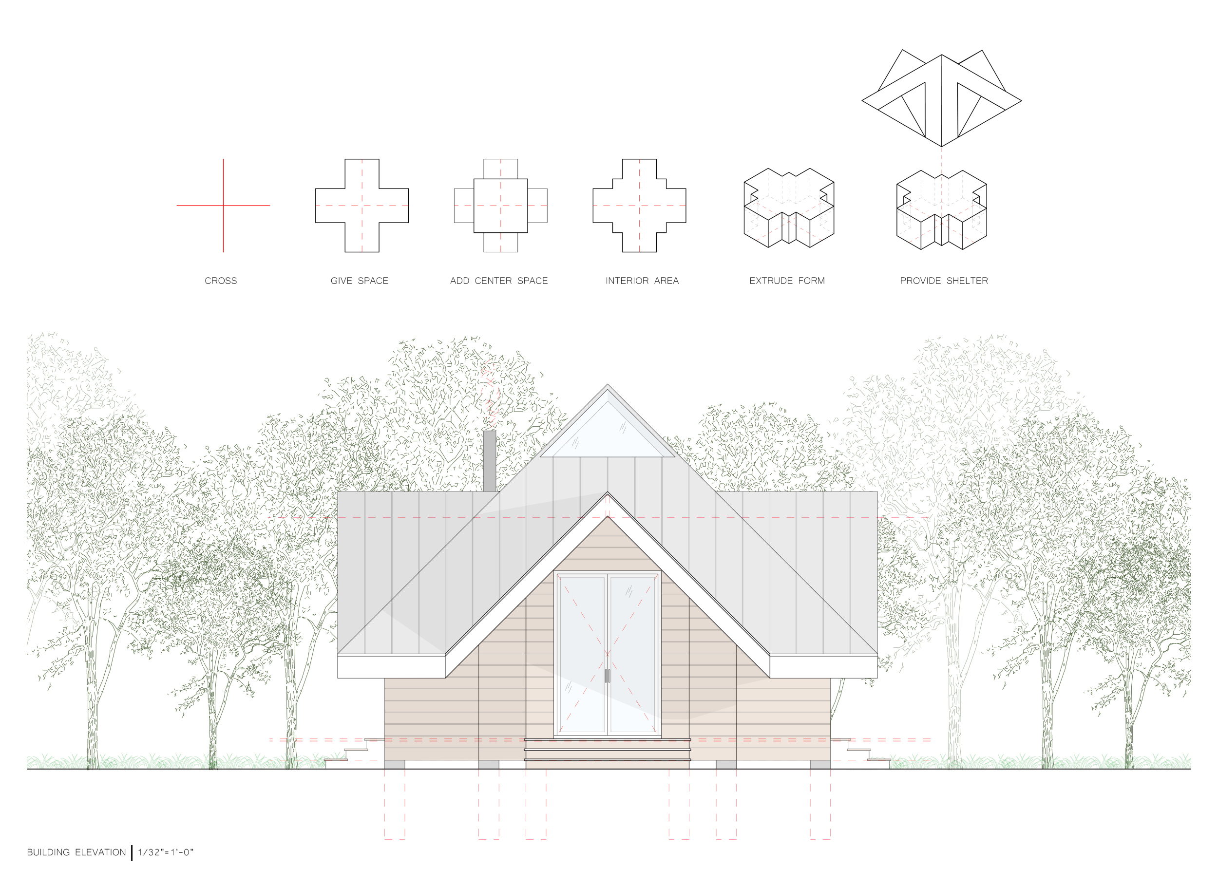 Architecture project // Framed Views and Finished Plywood in a Tranquil ...