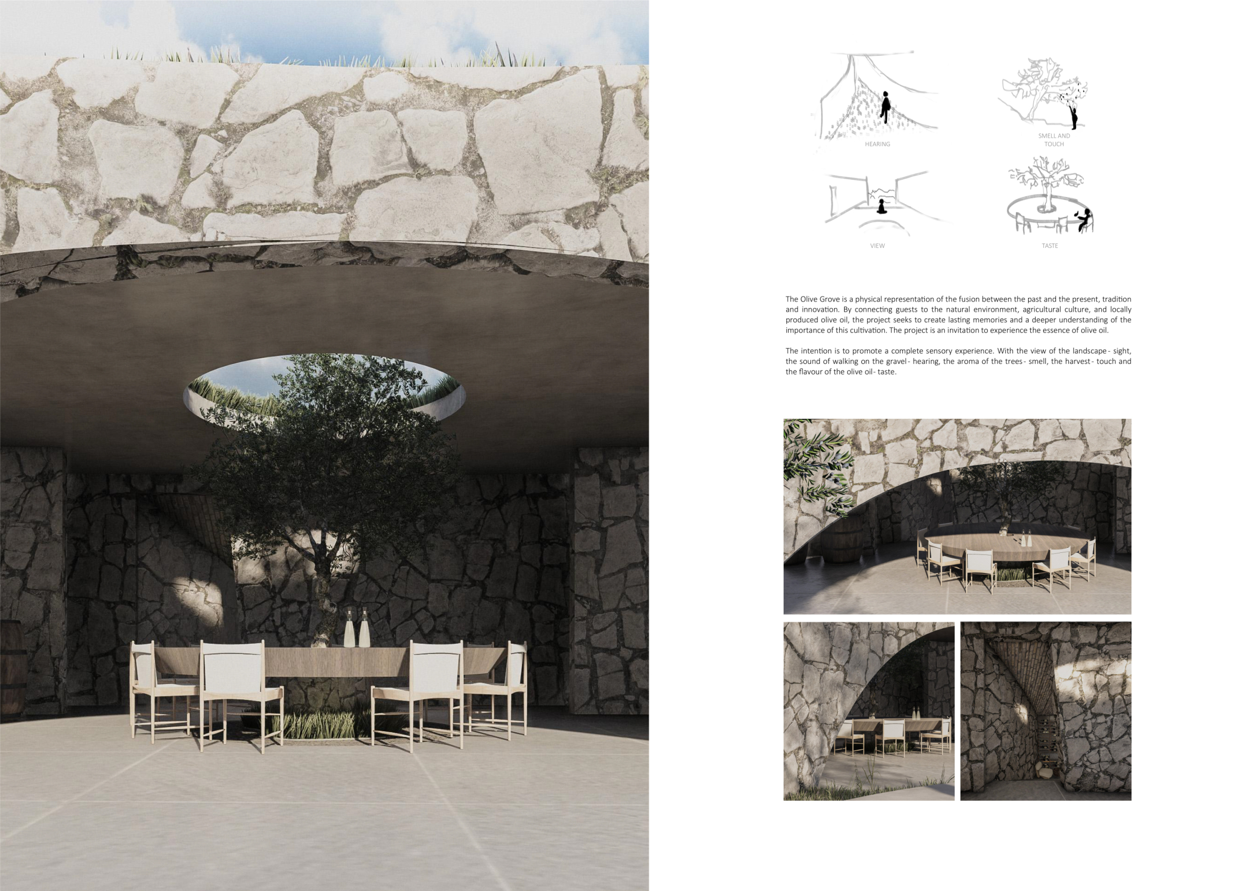 Architecture project // Natural Stone and Local Brick Create Harmonious ...