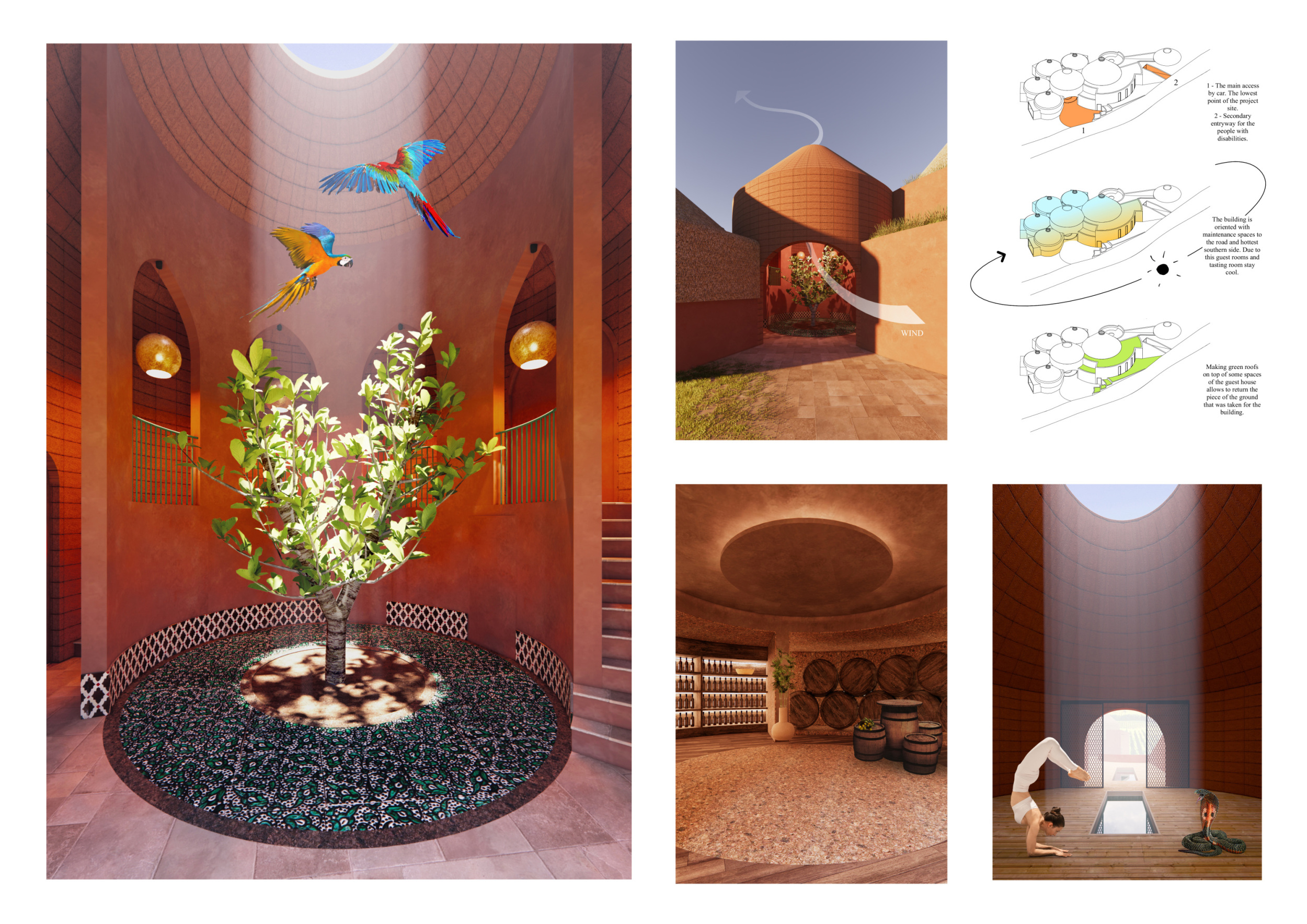 Architecture project // Cork and Thatched Granaries Nestled in a Rural ...