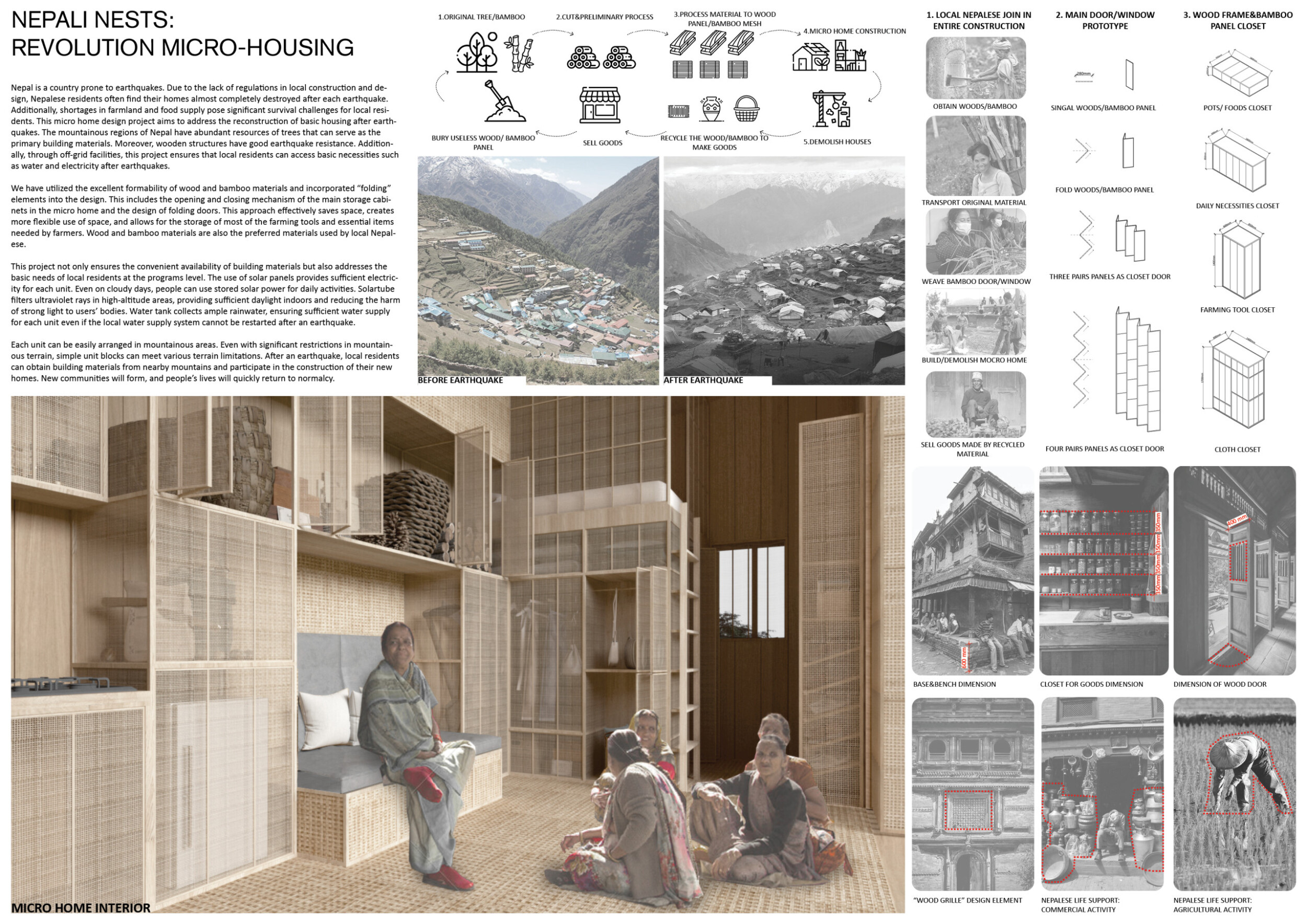 Architecture project // Bamboo Framework and Solar Integration in ...