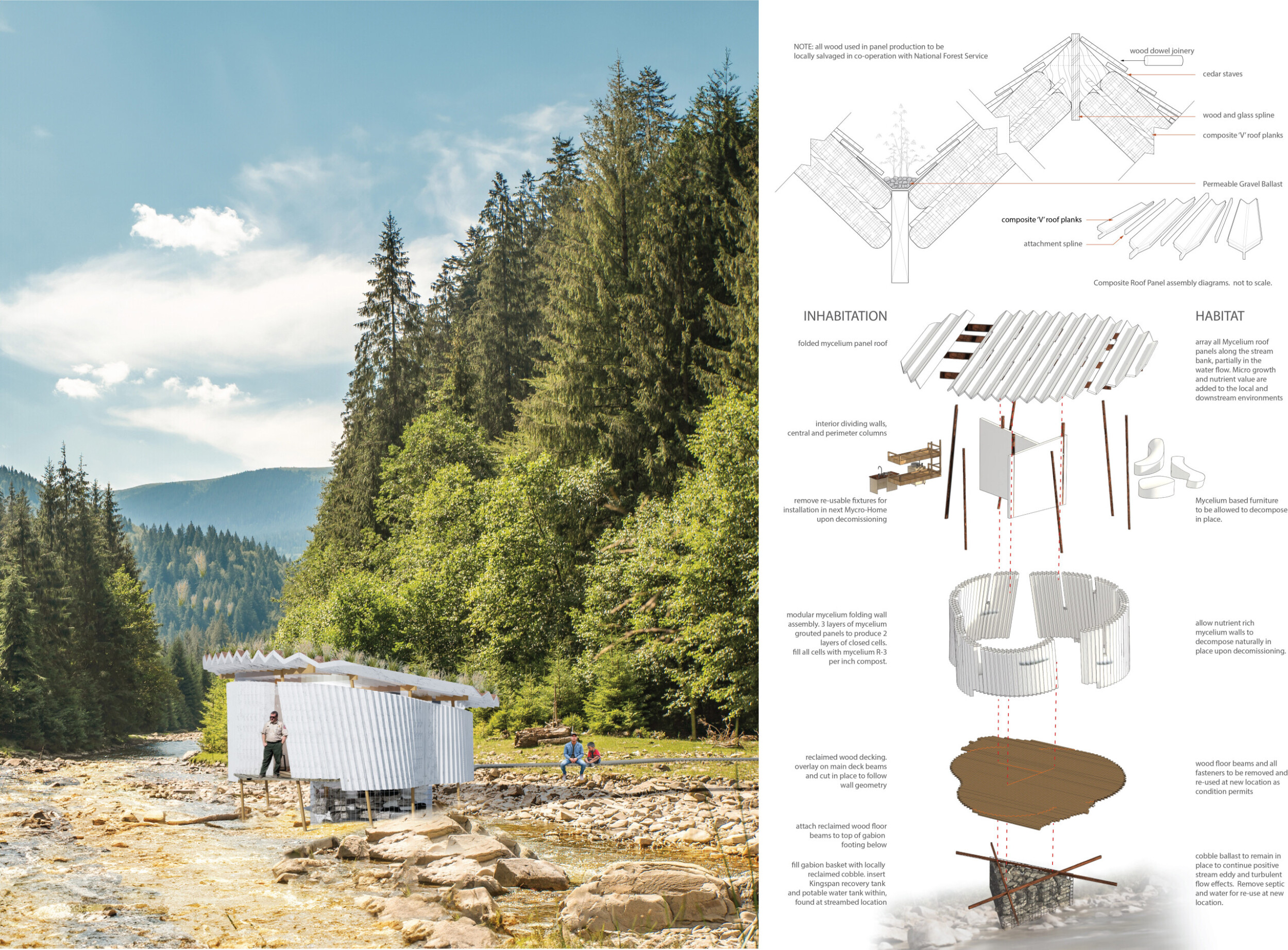 Architecture project // Mycelium Structures Integrating Forest ...
