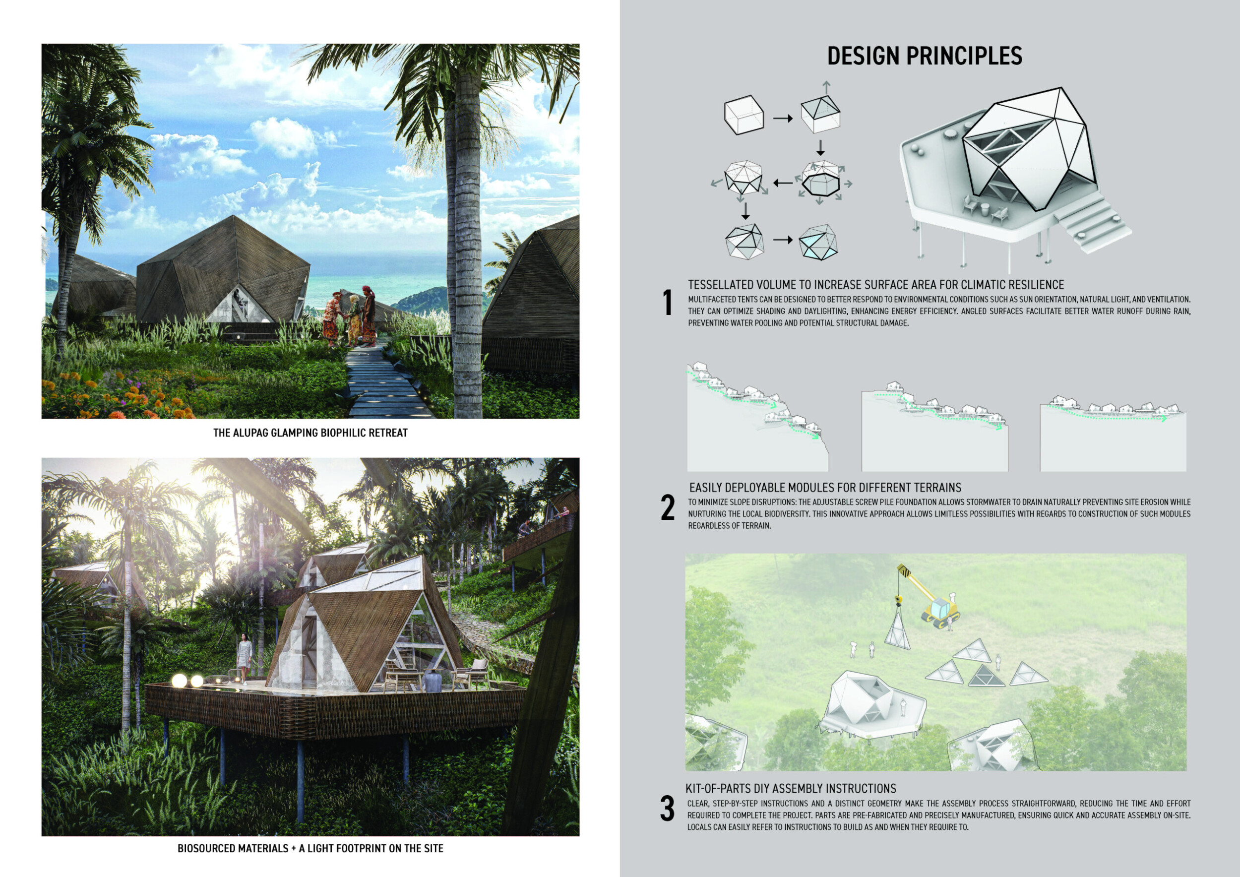 Architecture project // Bamboo Cladding and Flexible Foundations in a ...