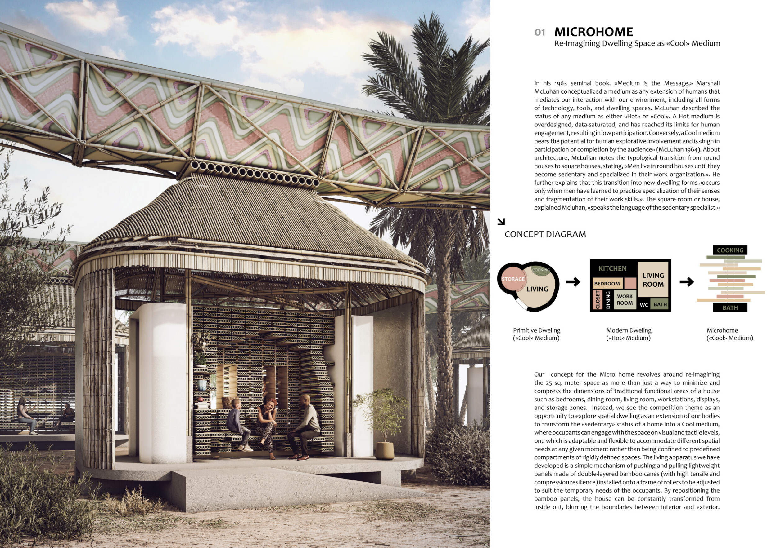Architecture project // Bamboo Panels and Solar Integration in a ...