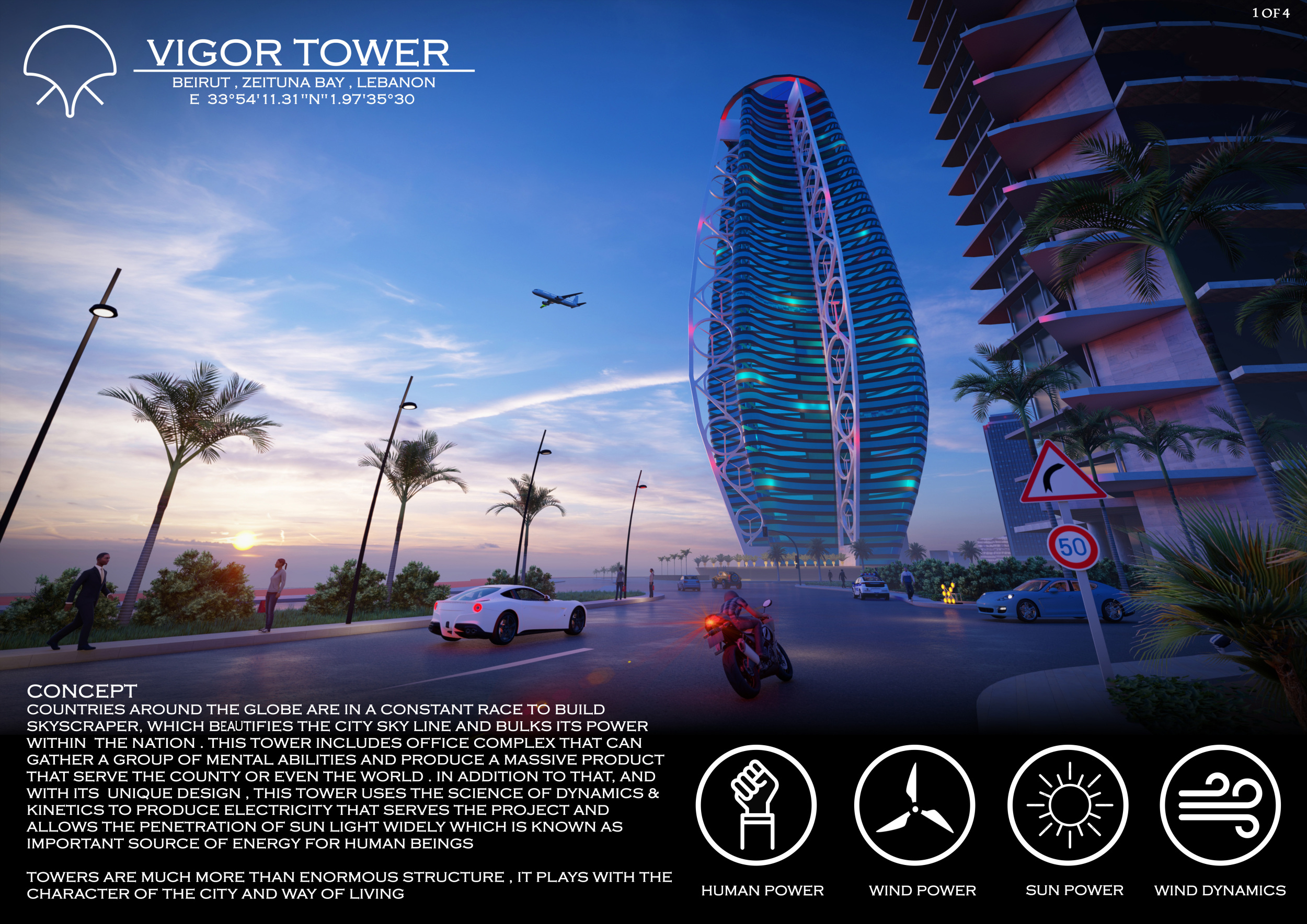 Architecture project // Harnessing Wind Energy Through Dynamic Form and ...