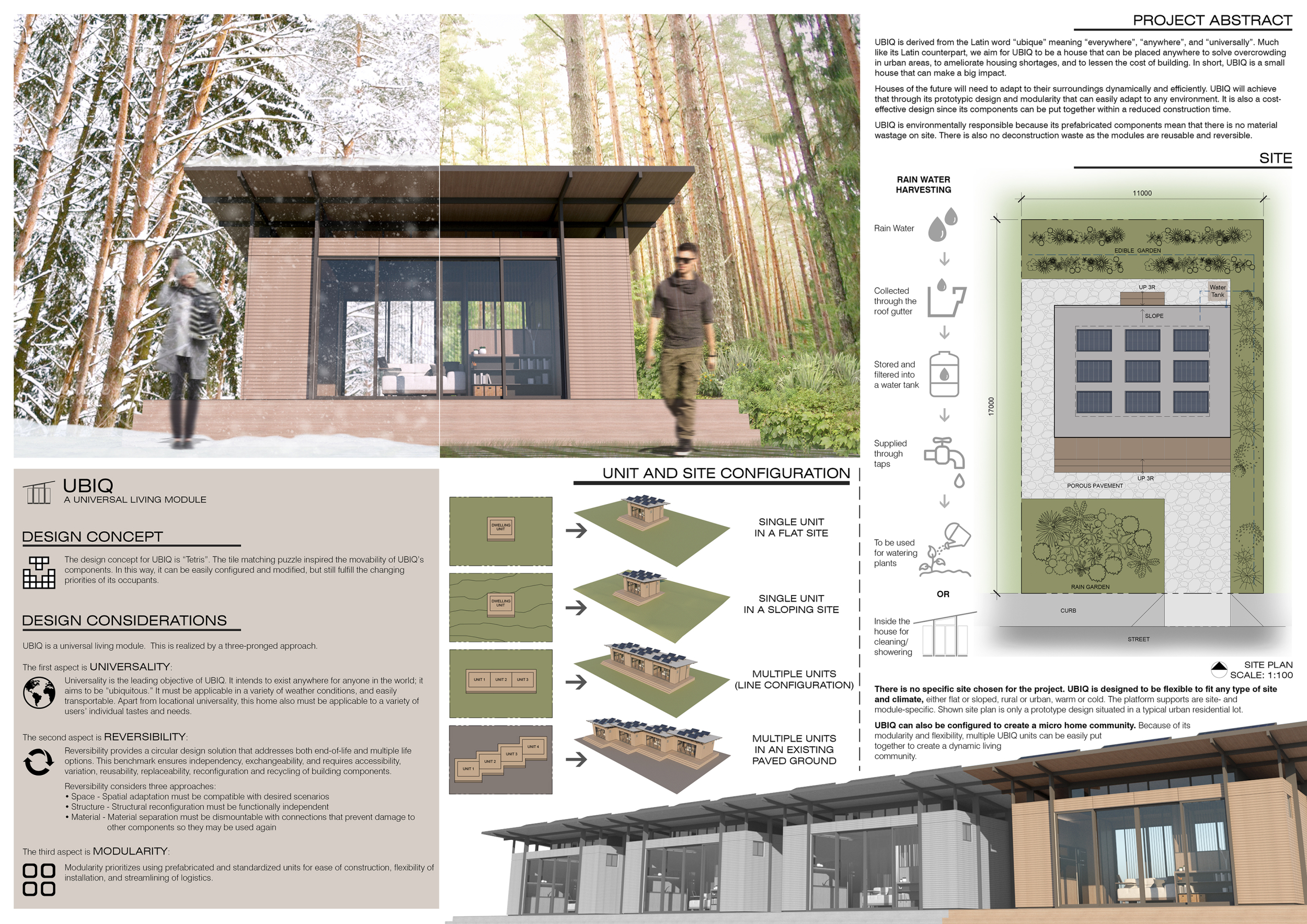 Architecture project // Bamboo Cladding and Rainwater Harvesting in ...