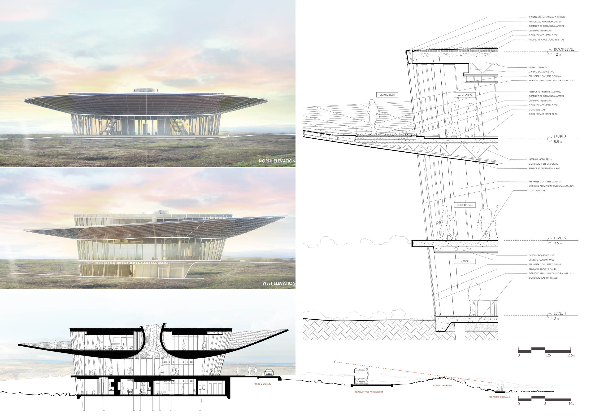 Architecture project // Reflective Surfaces Enhancing Natural Views in ...