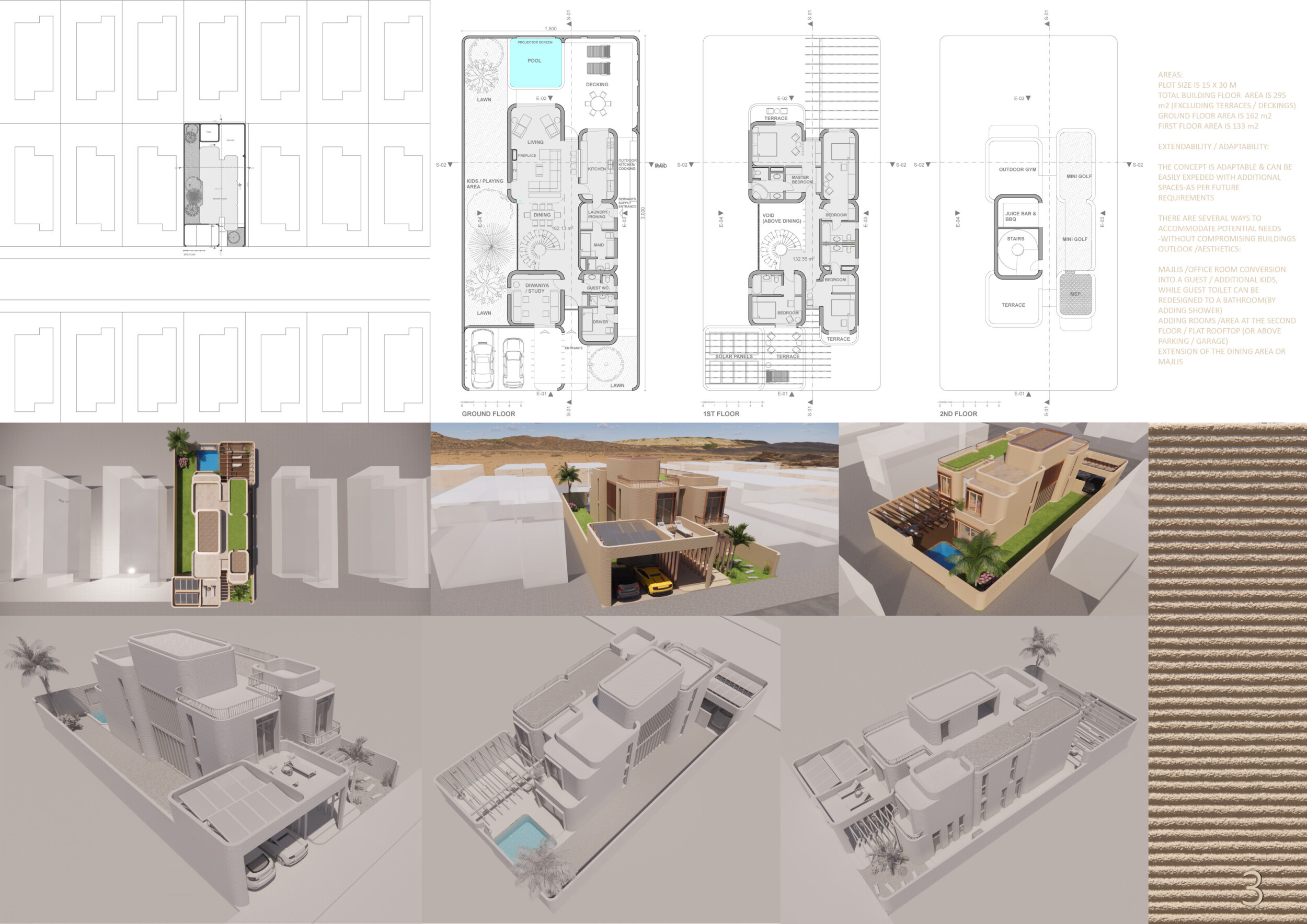 Architecture project // 3d Printed Adobe Structure Integrating Natural ...