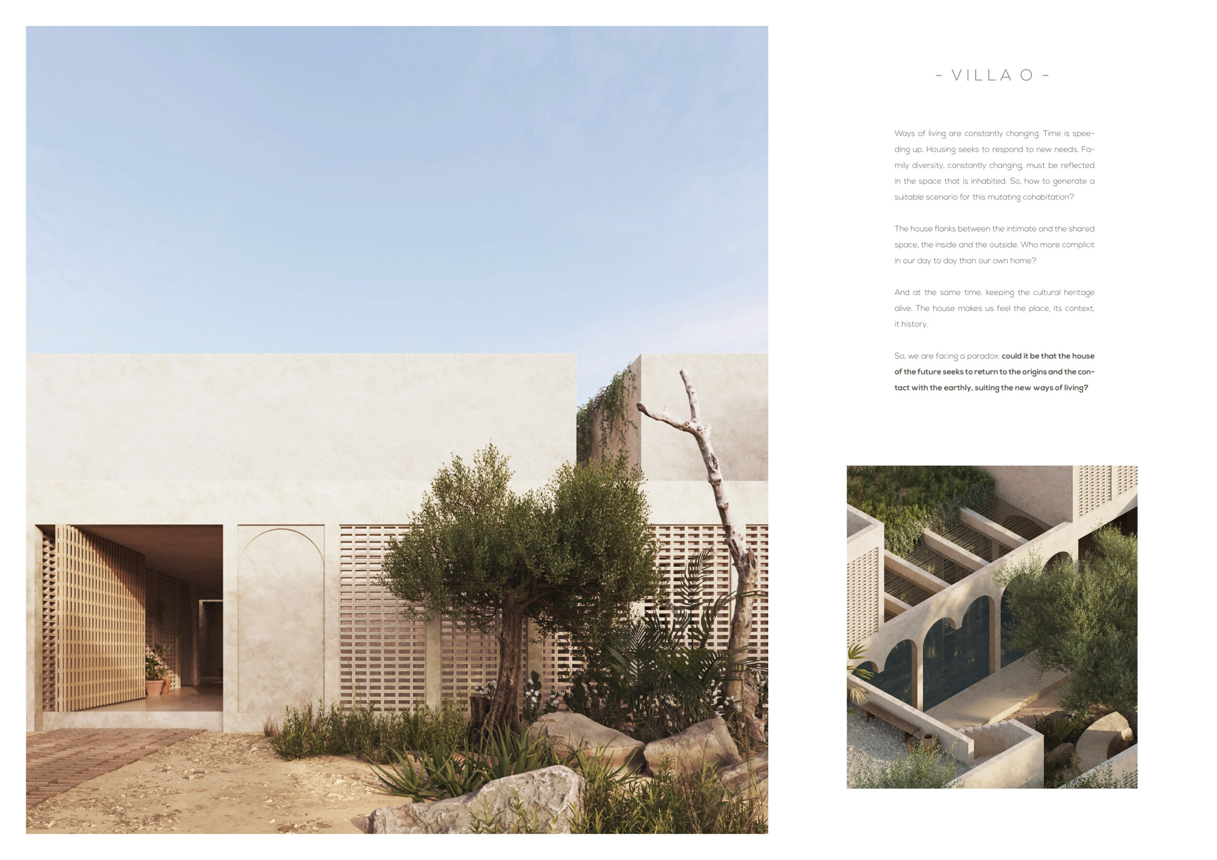 Architecture project // Charming Residence Featuring Natural Stone and ...