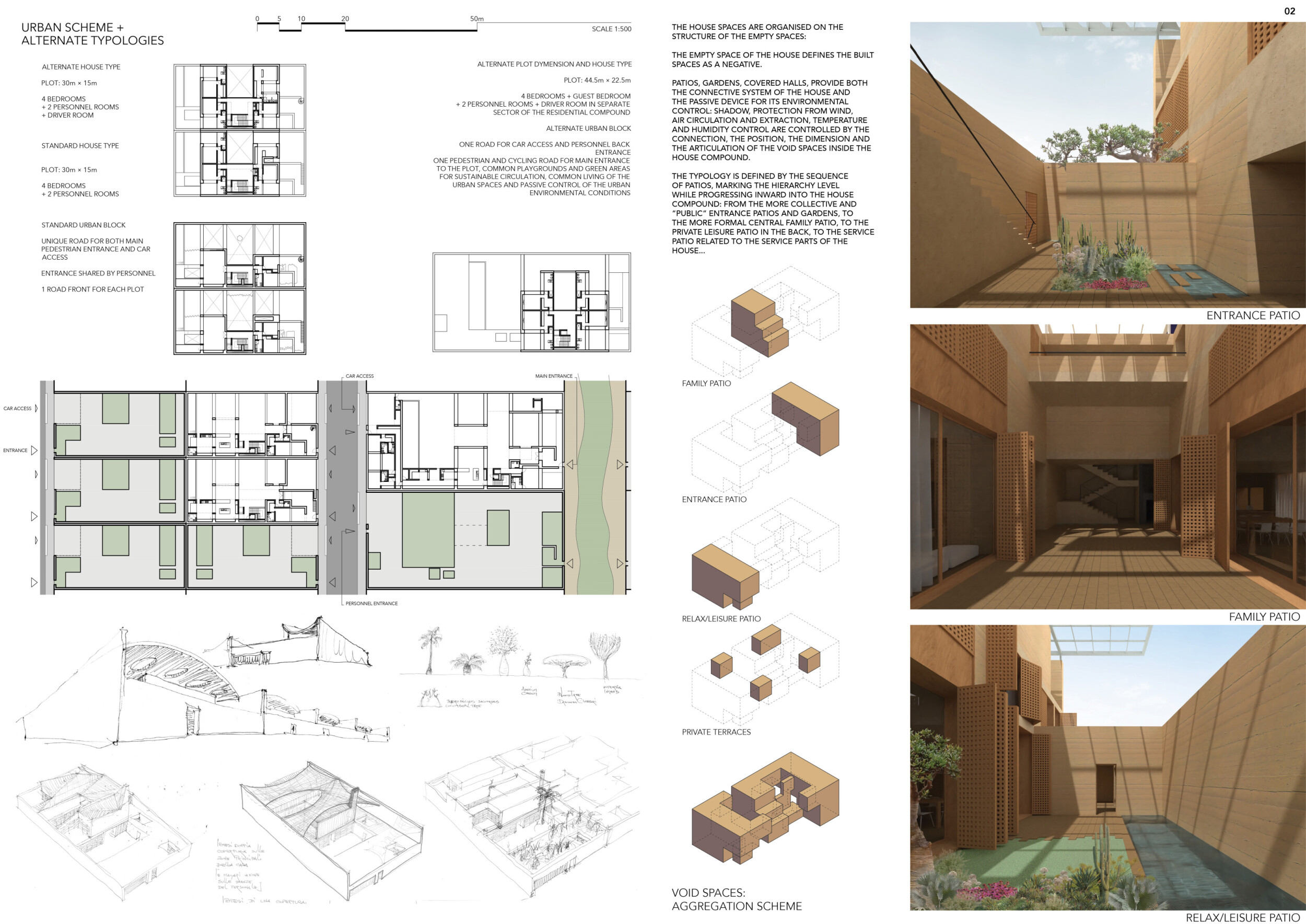 Architecture project // Charred Wooden Shingles and Perforated Screens ...