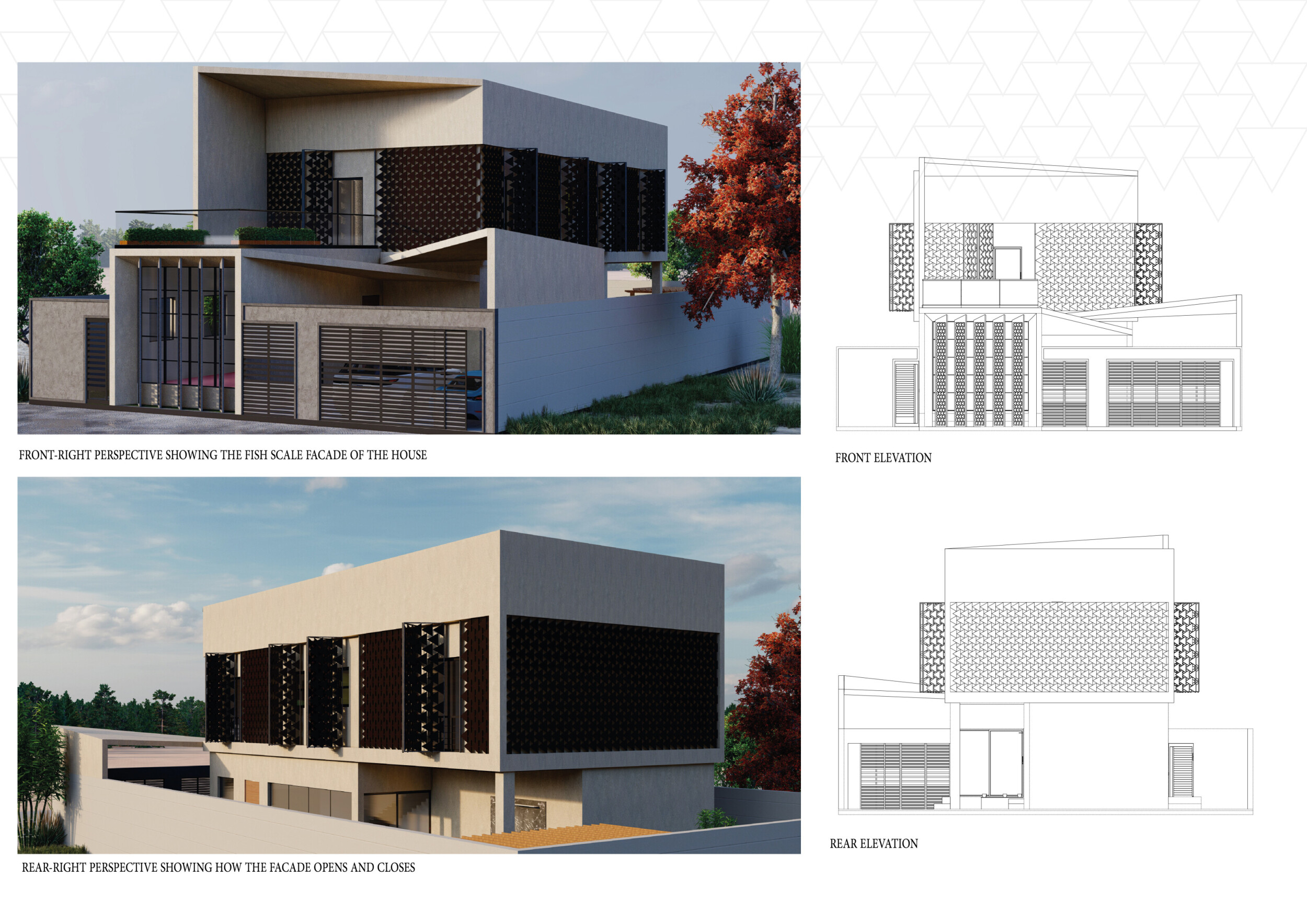 Architecture project // Fish Scale Facade Crafted from Photovoltaic ...