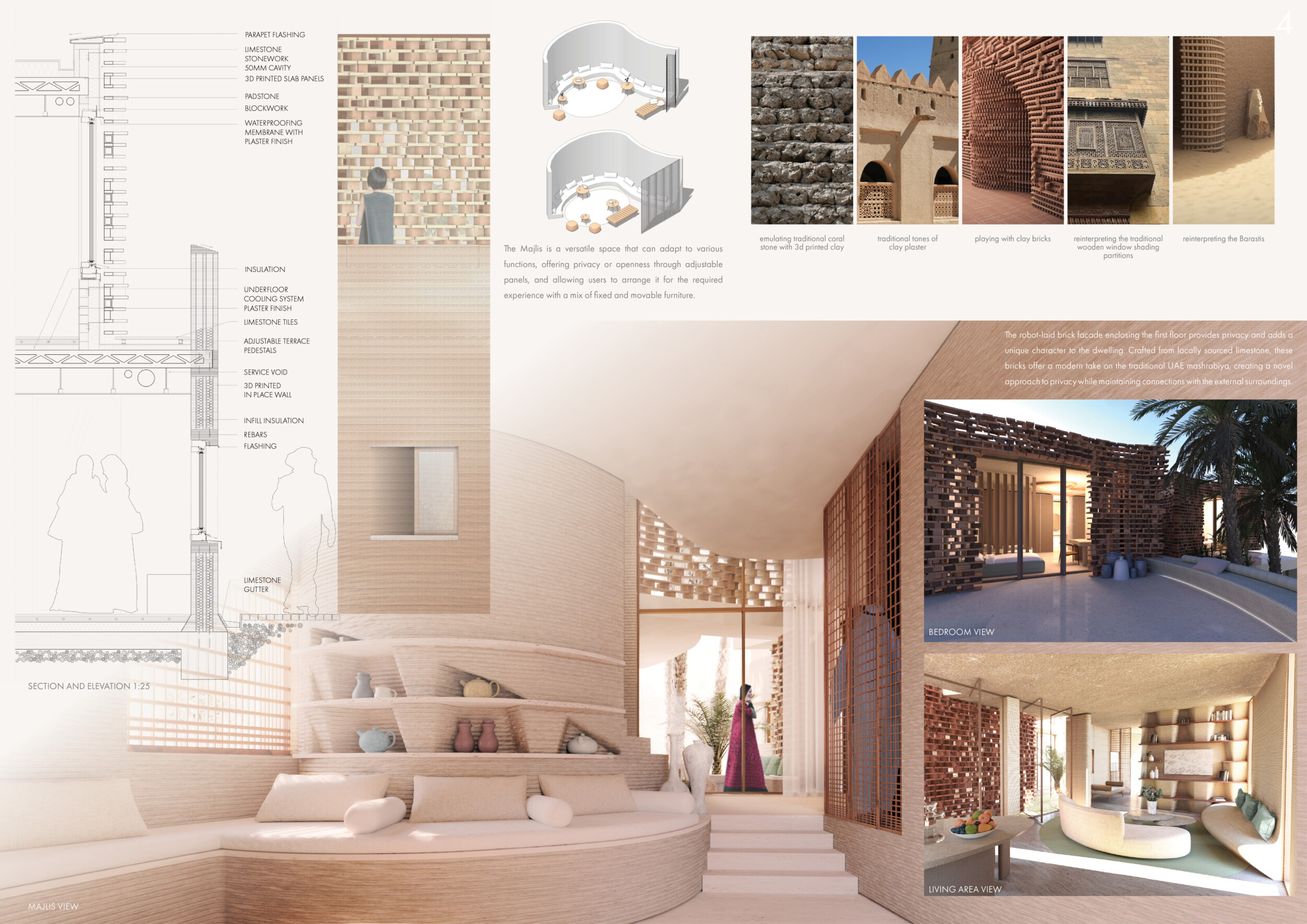 Architecture project // 3d Printed Limestone Structures Integrated with ...