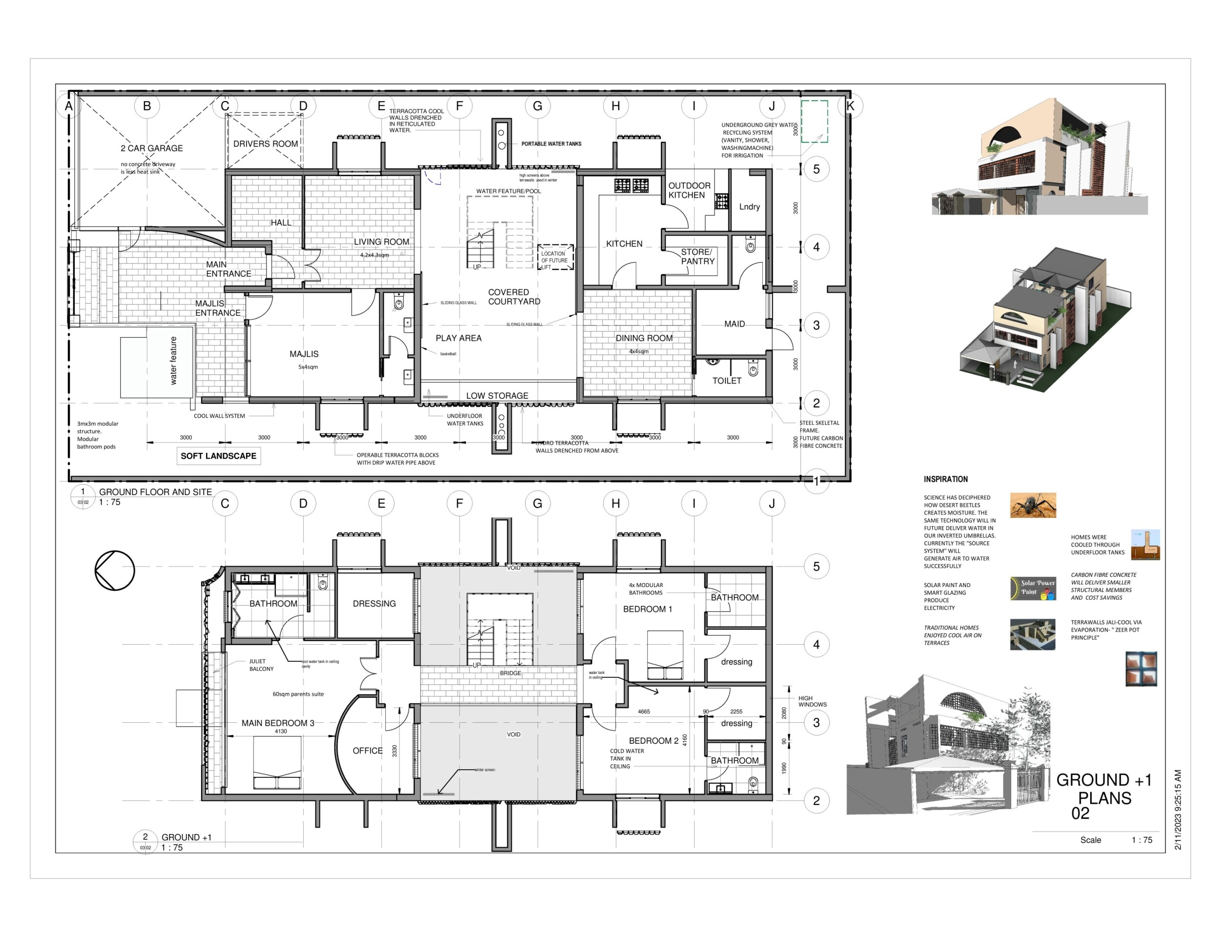 Architecture project // Carbon Fiber Structures with Modular Timber ...