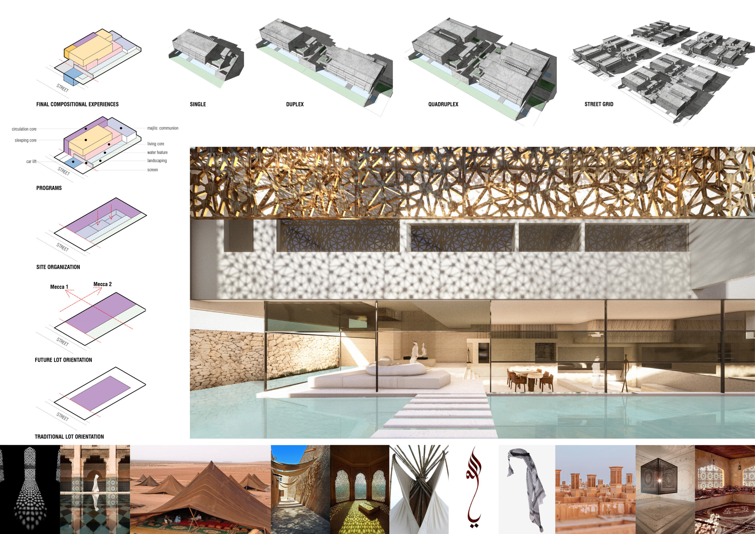 Architecture project // Charred Wooden Screens and Local Stone Create a ...