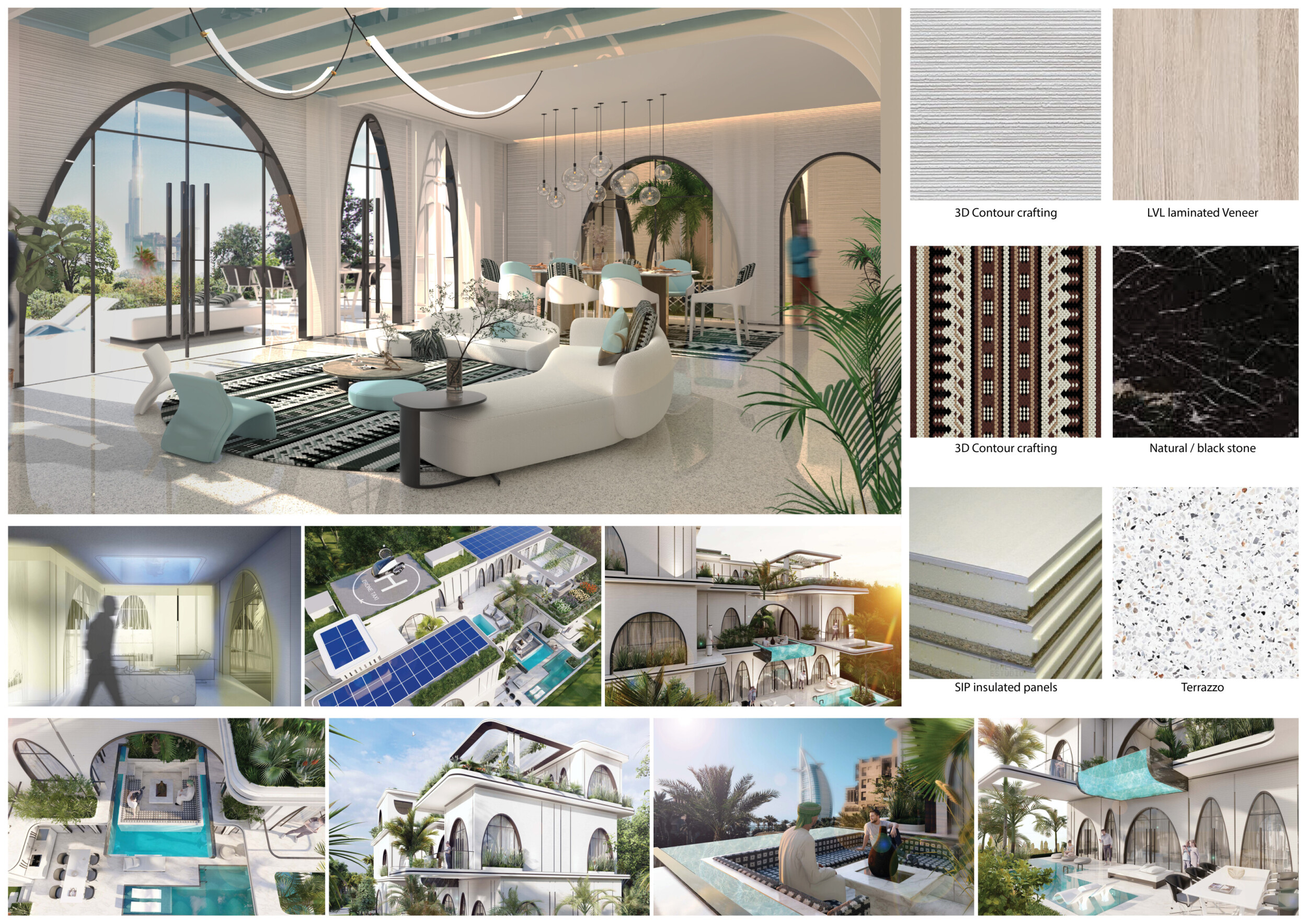 Architecture project // Chilled Beam Climate Control with Lavacrete and ...