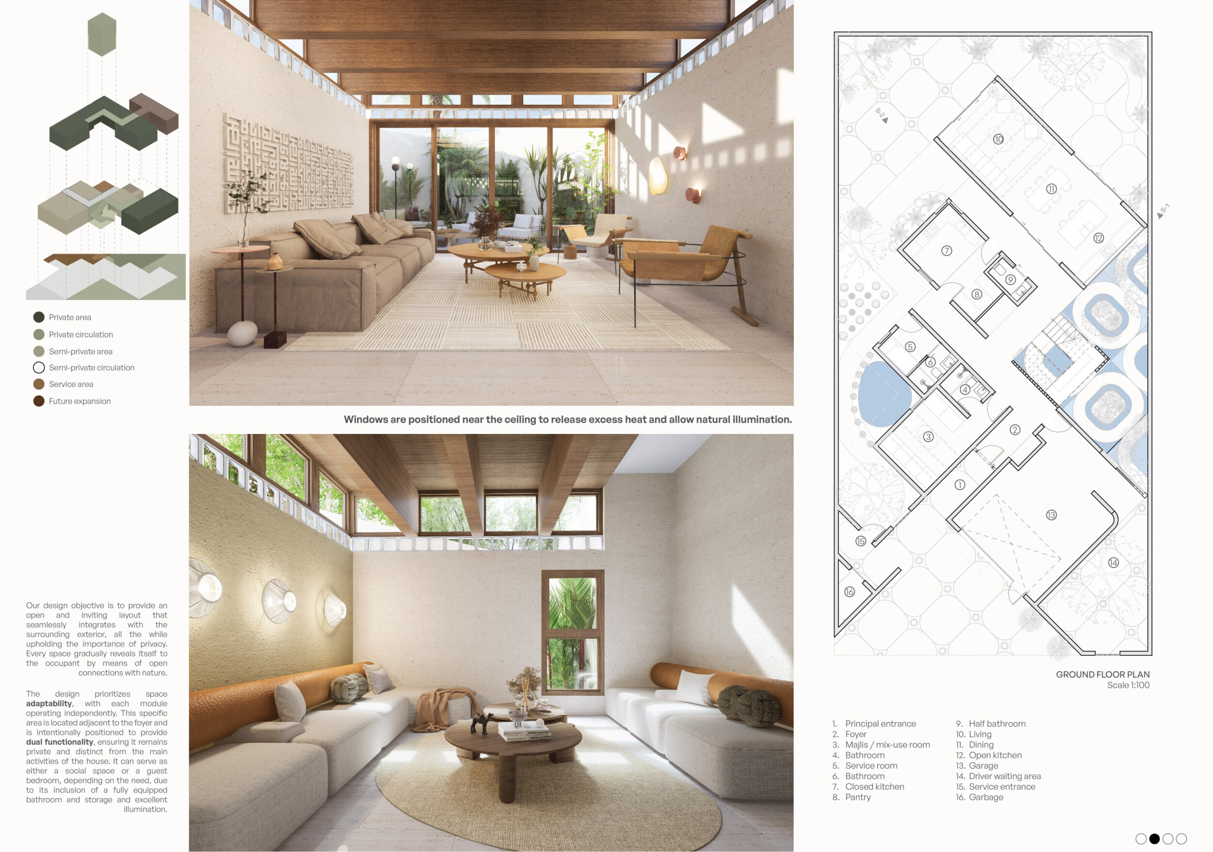 Architecture project // Breeze Blocks and Adobe Walls Shaping ...