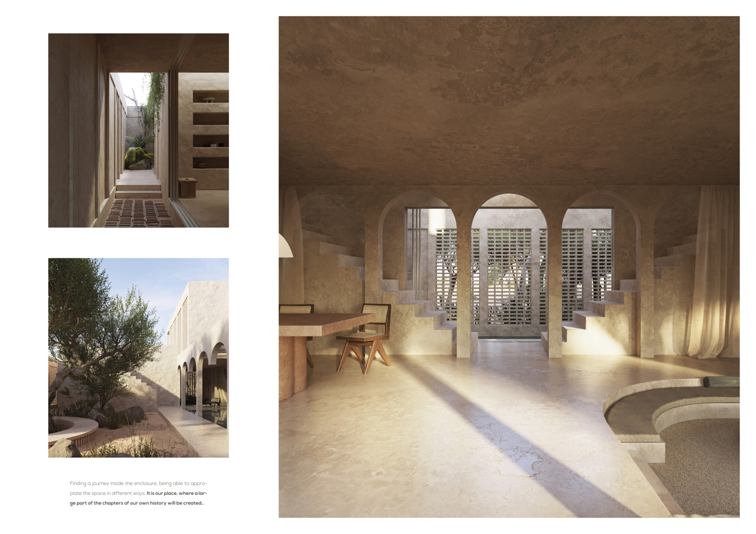 Architecture project // Charming Residence Featuring Natural Stone and ...