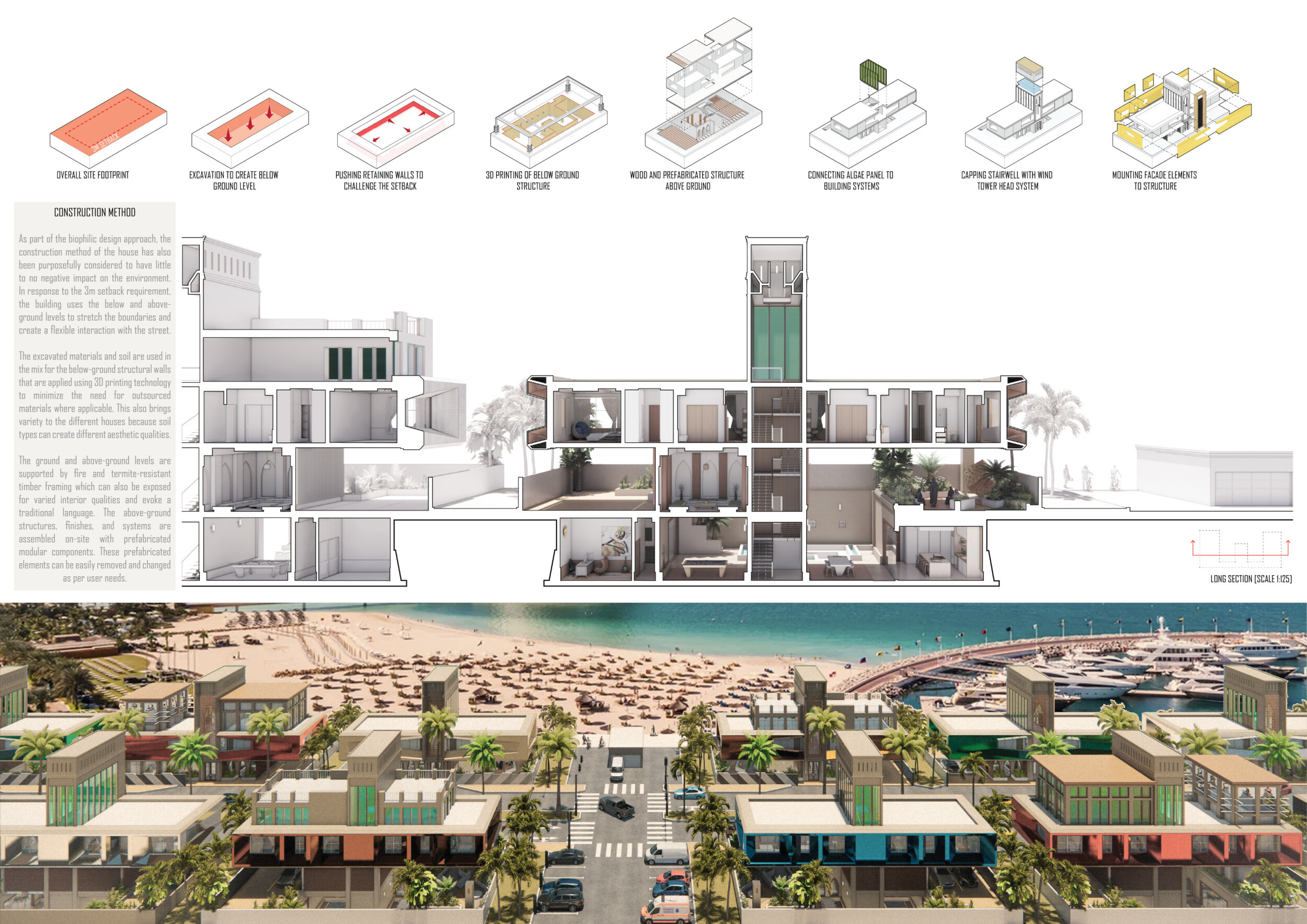 Architecture project // Coral Stone Facade Enhanced by Algae Panels in ...