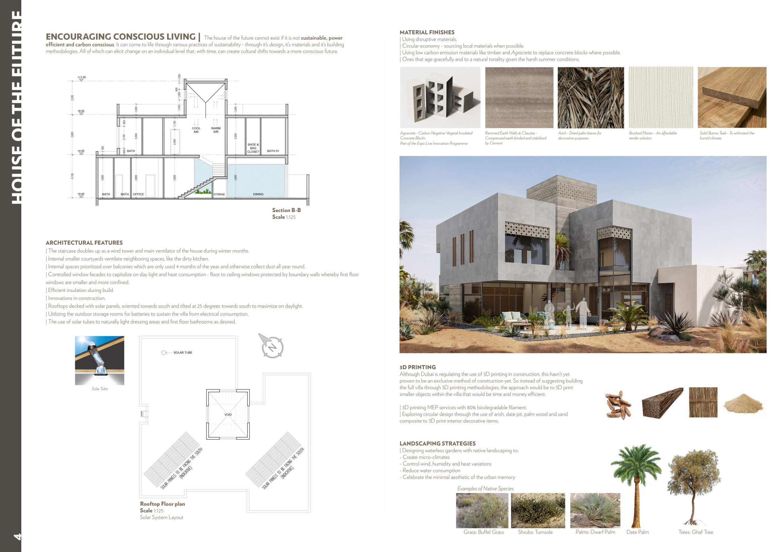 Architecture project // Bramble Earth Walls and Modular Bamboo Design ...