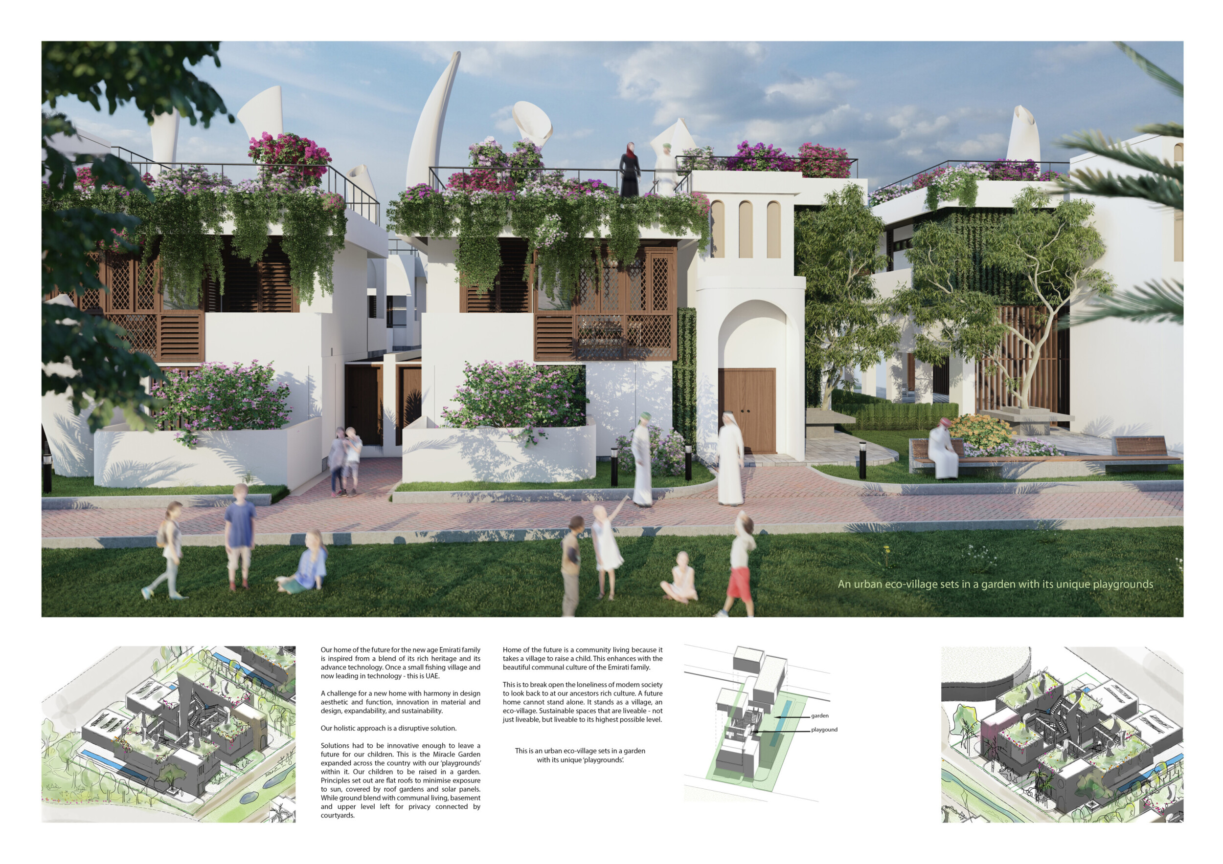 Architecture project // Windcatchers and Polymer Harmony in Sustainable ...