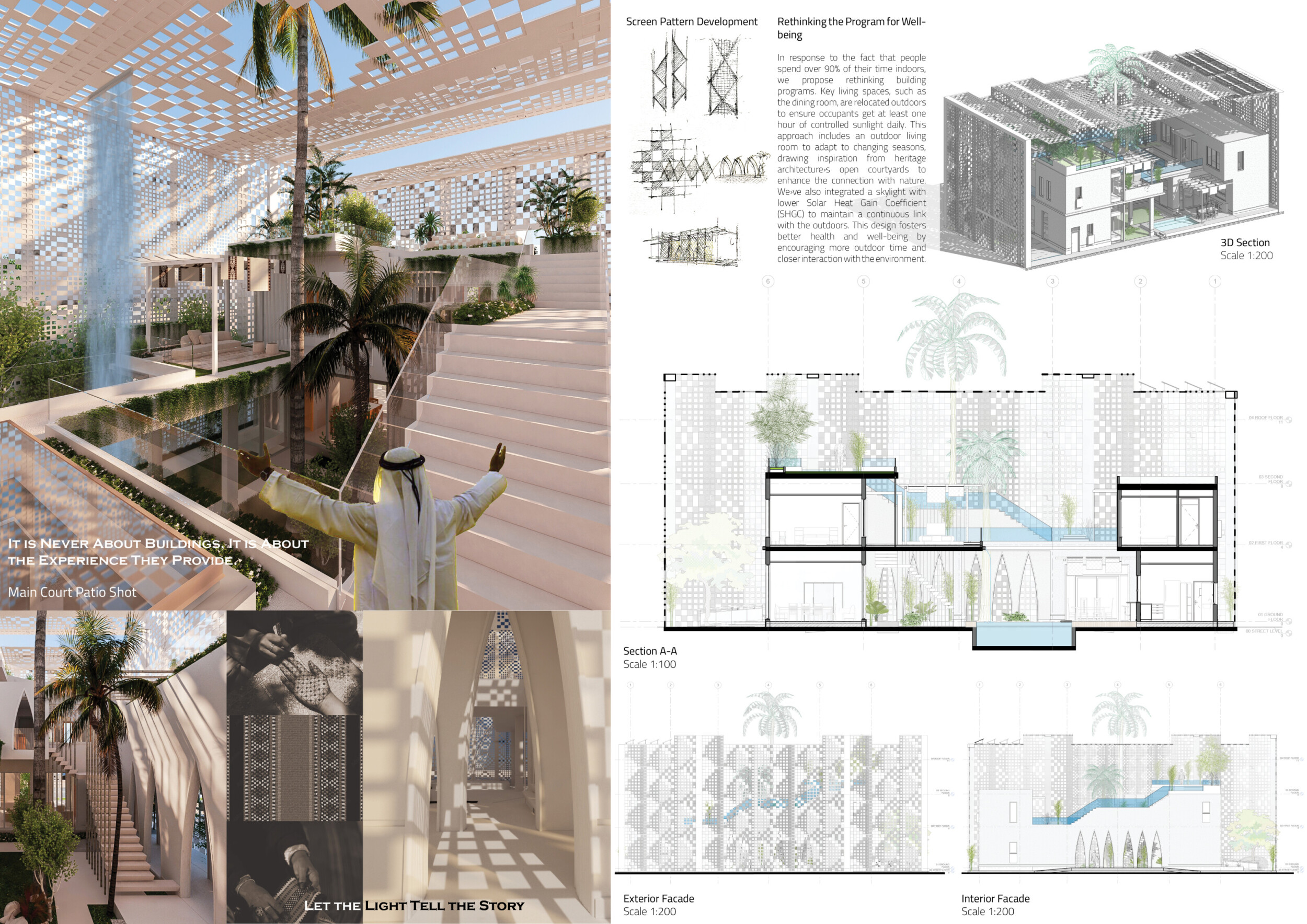 Architecture project // Cultural Facade Crafted from 3d-Printed Panels ...