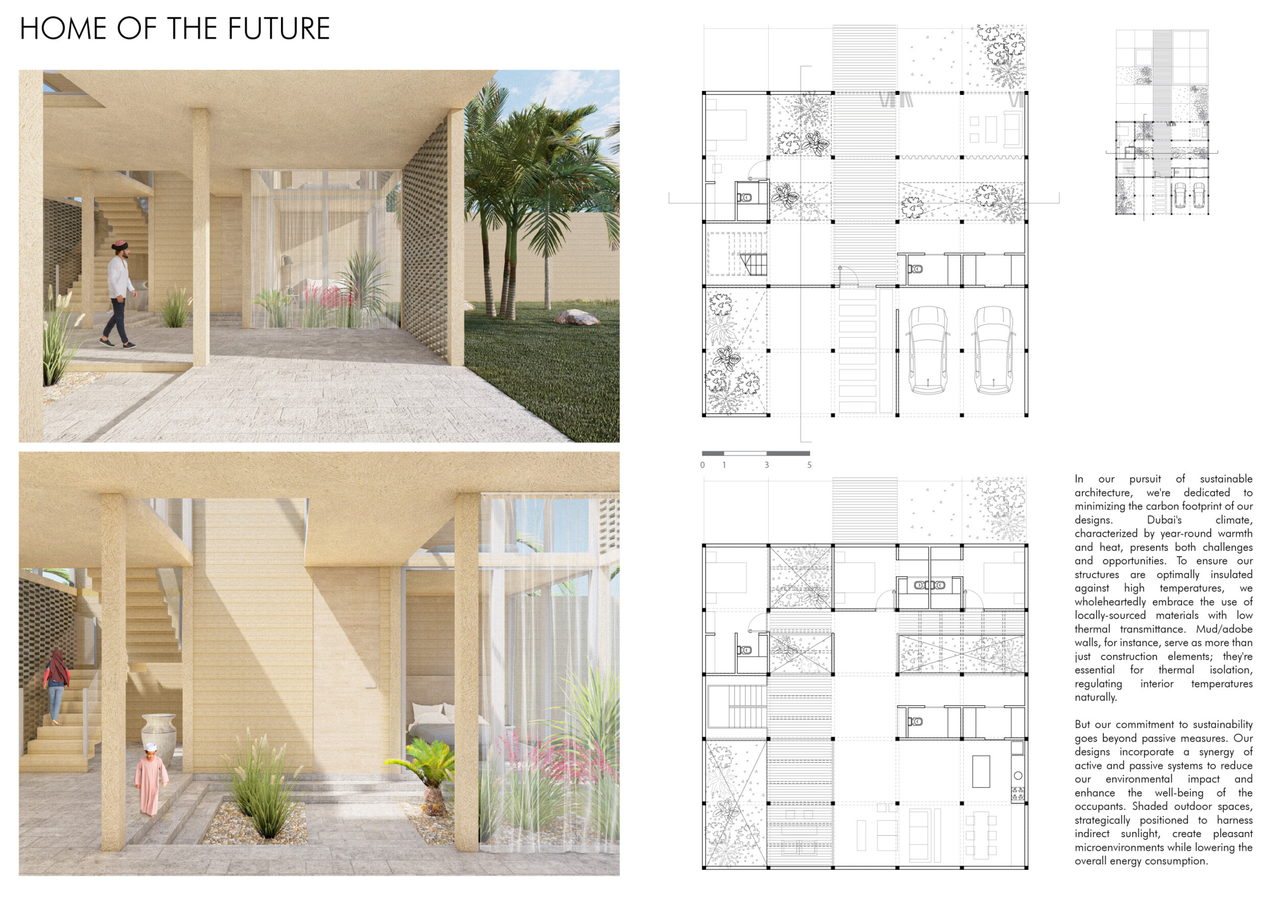 Architecture project // Natural Adobe and Sustainable Shading Systems ...
