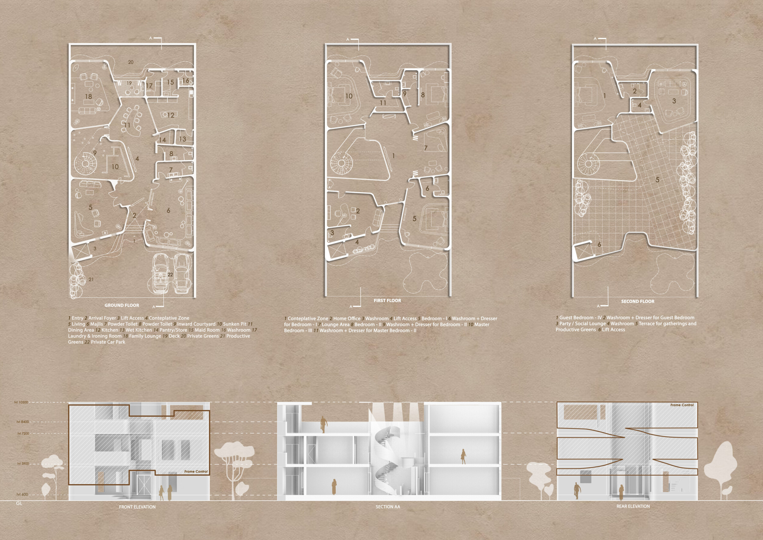 Architecture project // Clay and Coral Formed Residences with Modular ...
