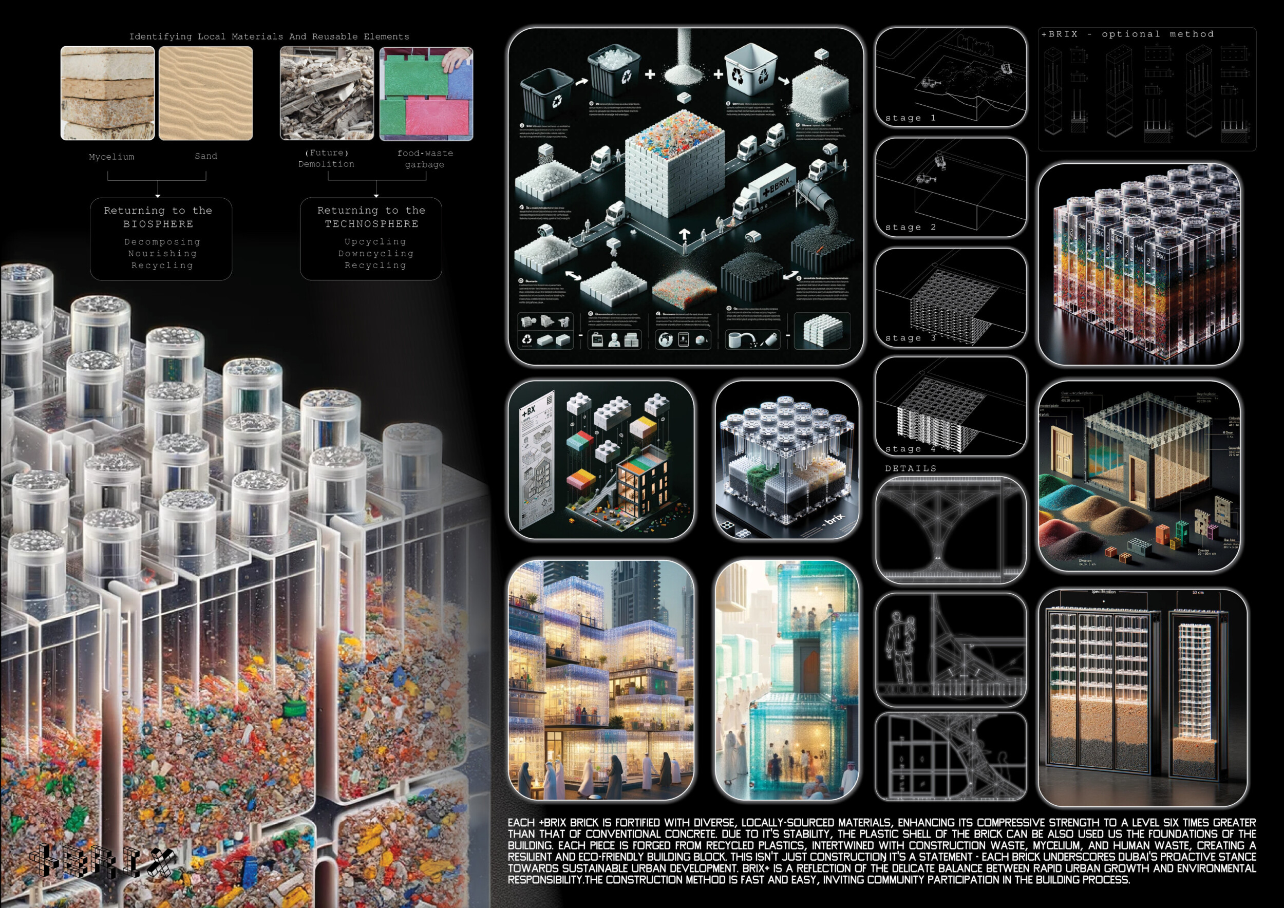Architecture project // Modular Housing Constructed with Mycelium and ...