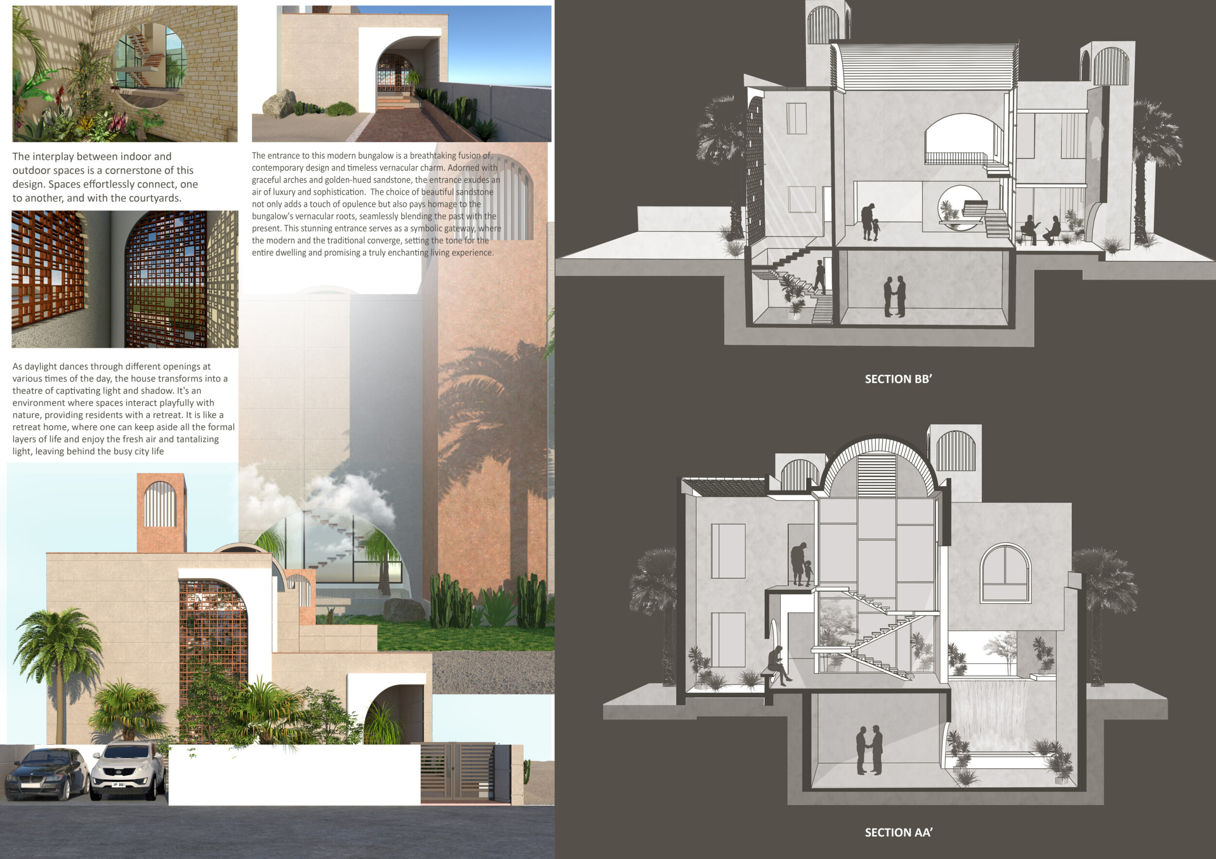 Architecture project // Thermal Mass Concrete and Natural Stone ...