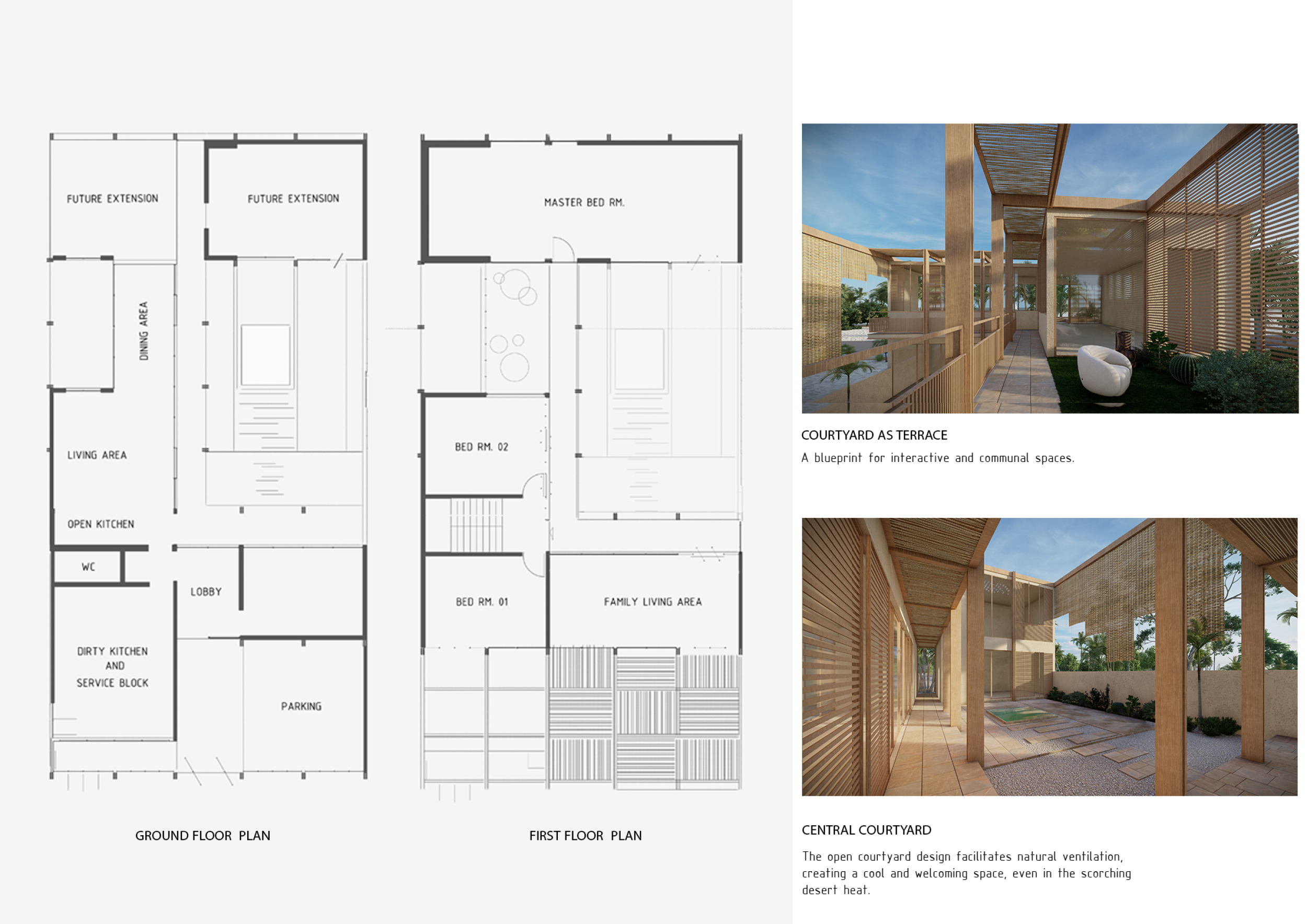 Architecture project // Natural Shading and Palm Wood Combine for a ...