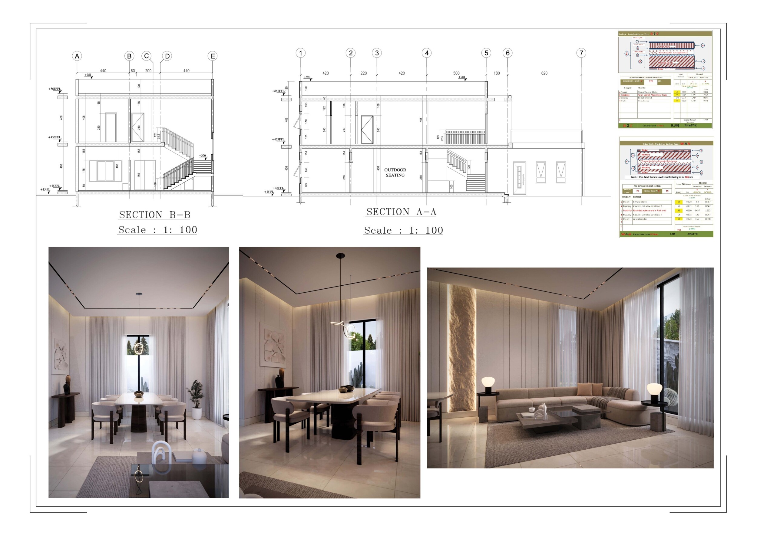 Architecture project // Sustainable Design Featuring Mosaic Tiles and ...