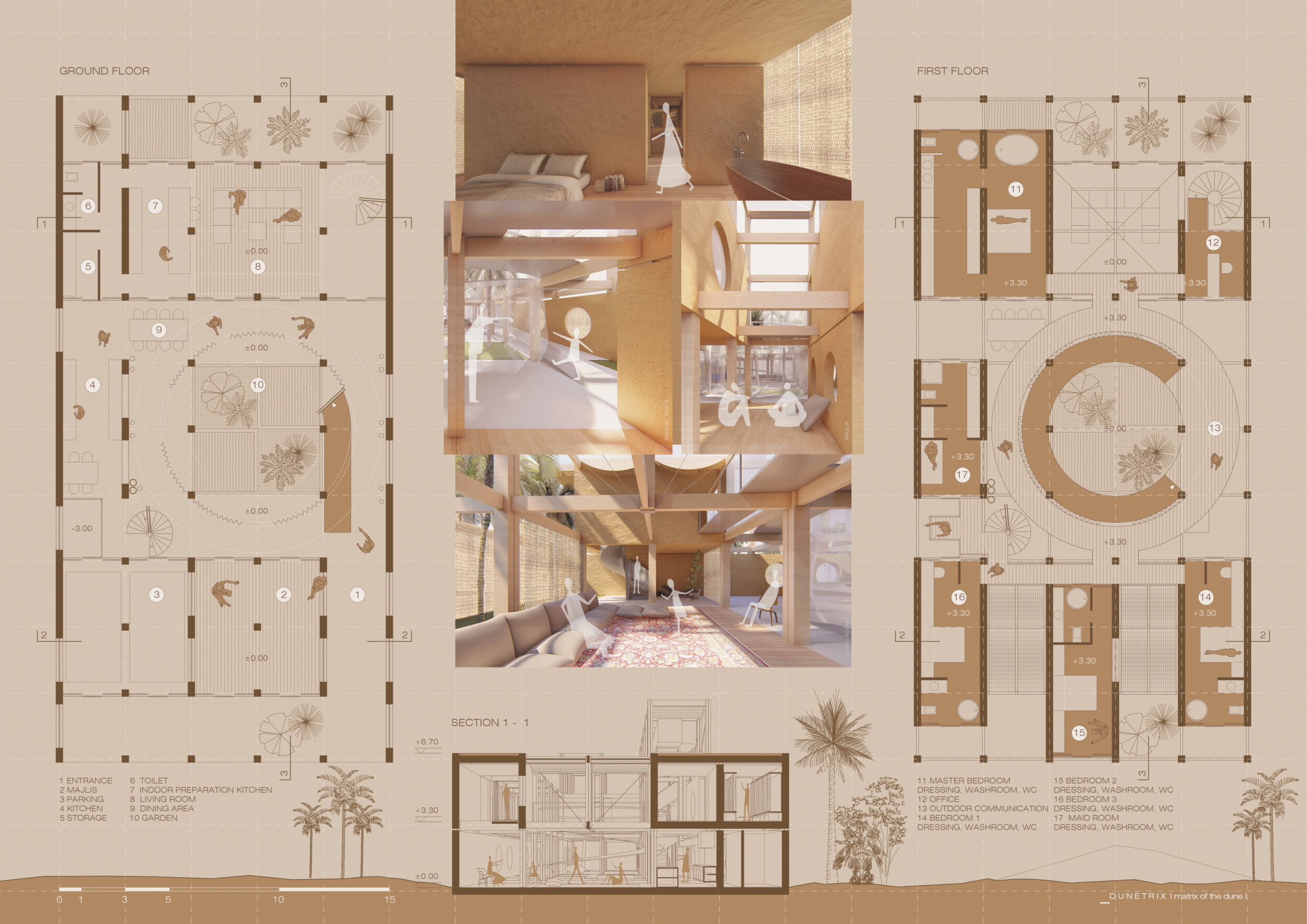 Architecture project // Rammed Earth Structure Featuring Flexible ...