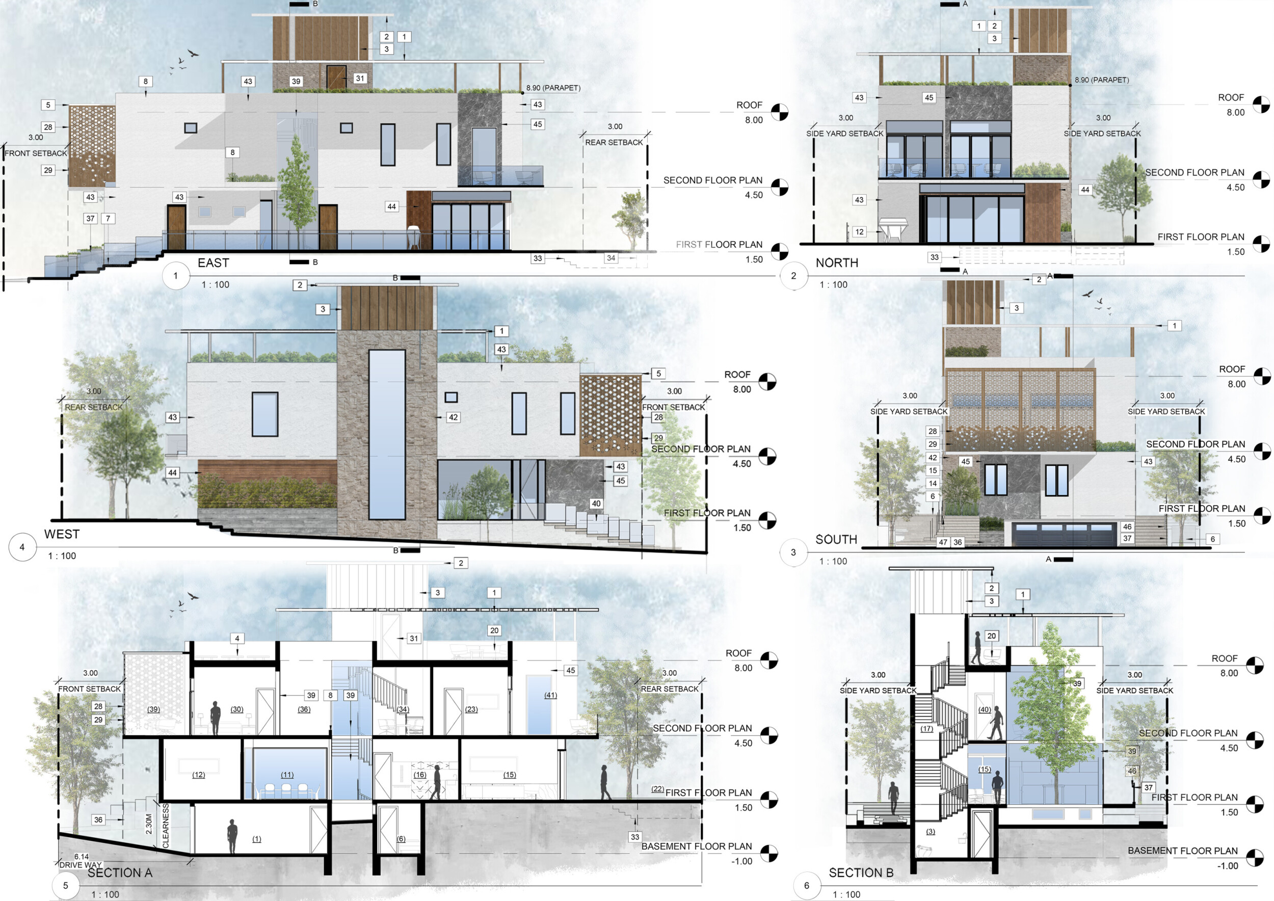 Architecture project // Biophilic Design Featuring Coral Stone and Wool ...