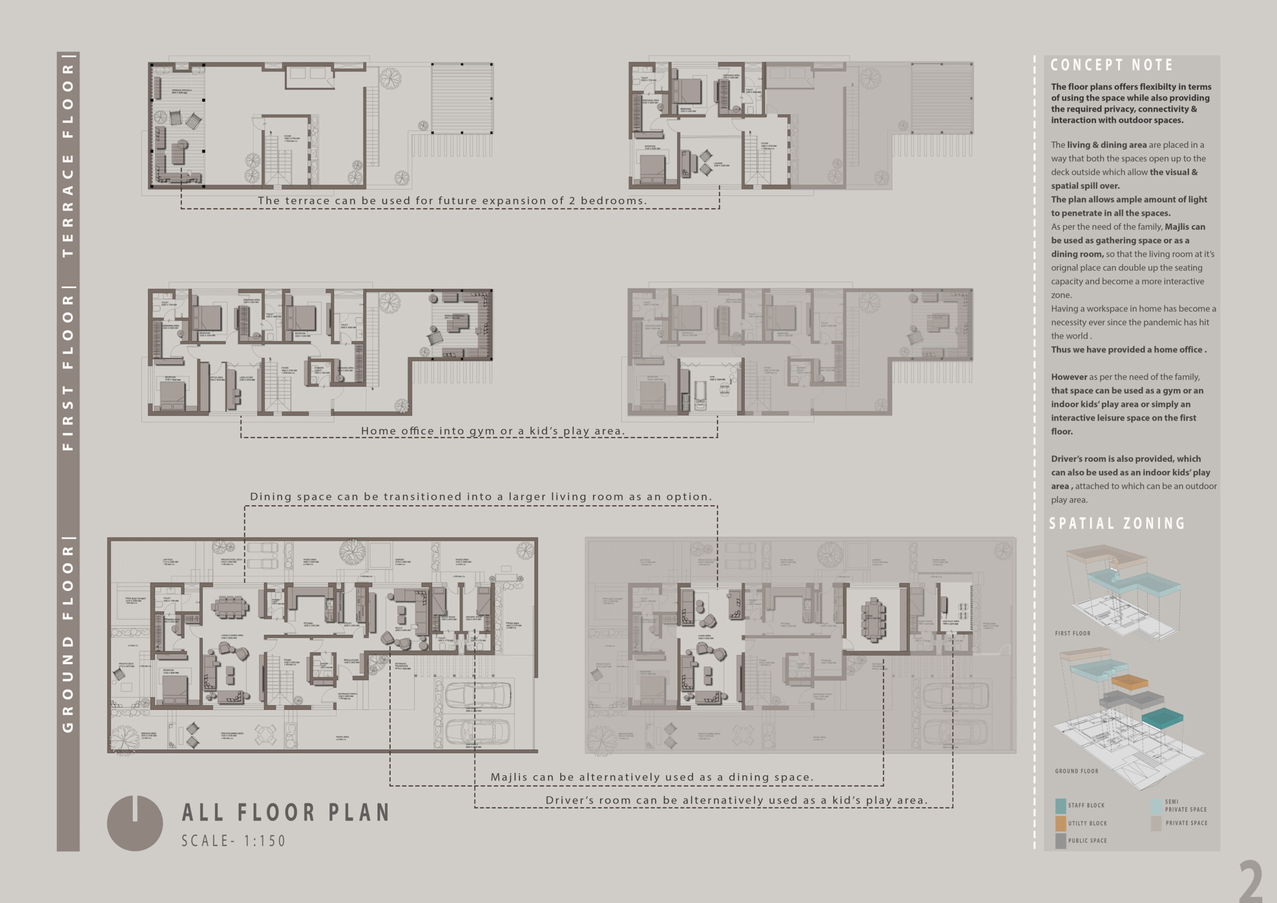 Architecture project // Lime Plaster Facade with Integrated Solar ...