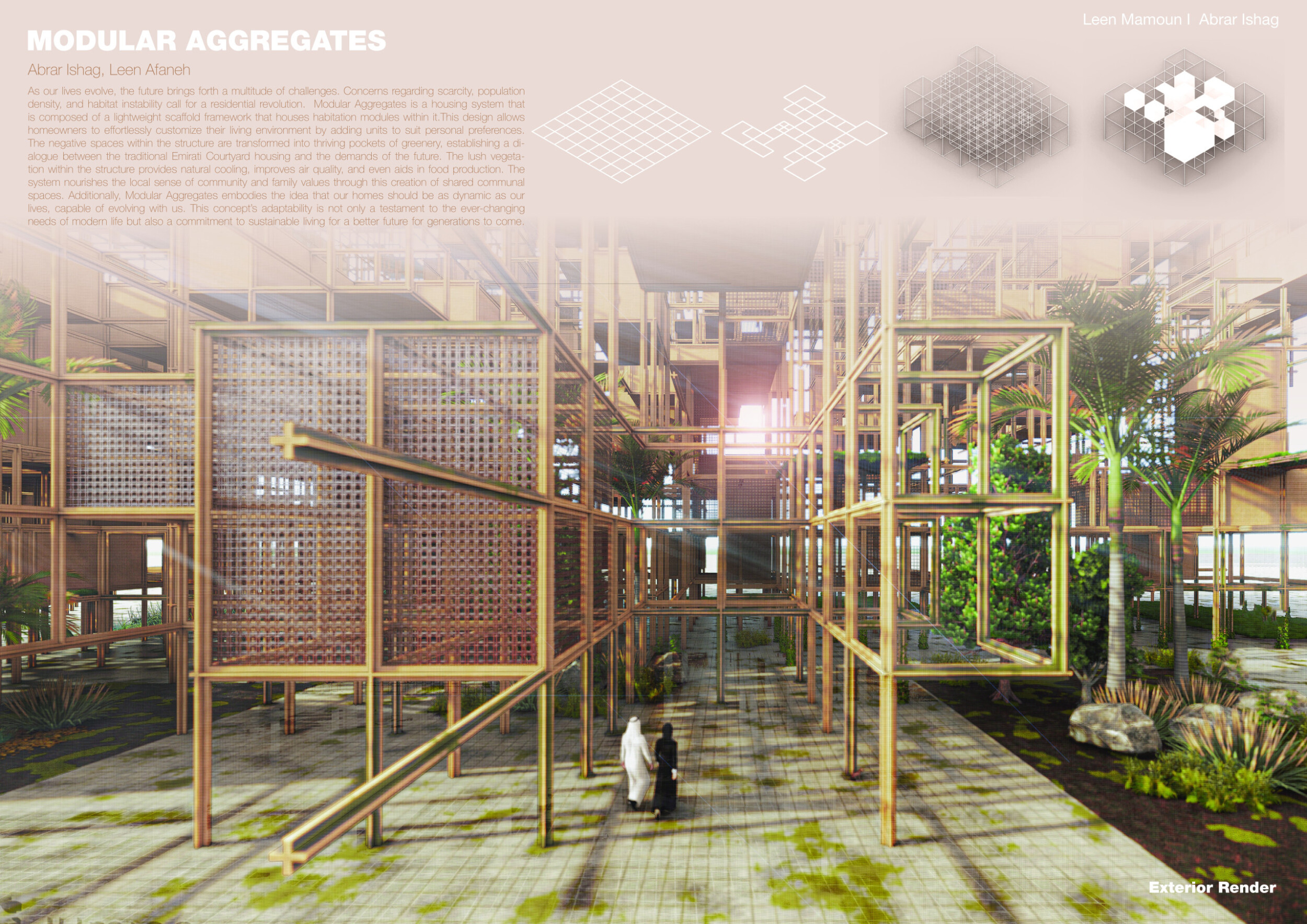 Architecture project // Translucent Panels and Vertical Gardens in ...