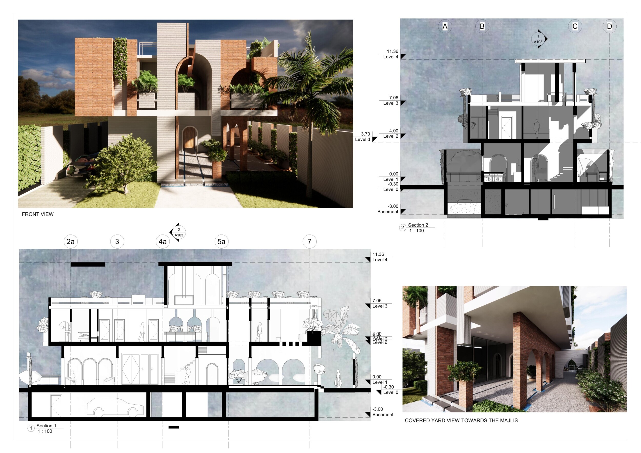Architecture project // Natural Ventilation Through Wind Towers and ...