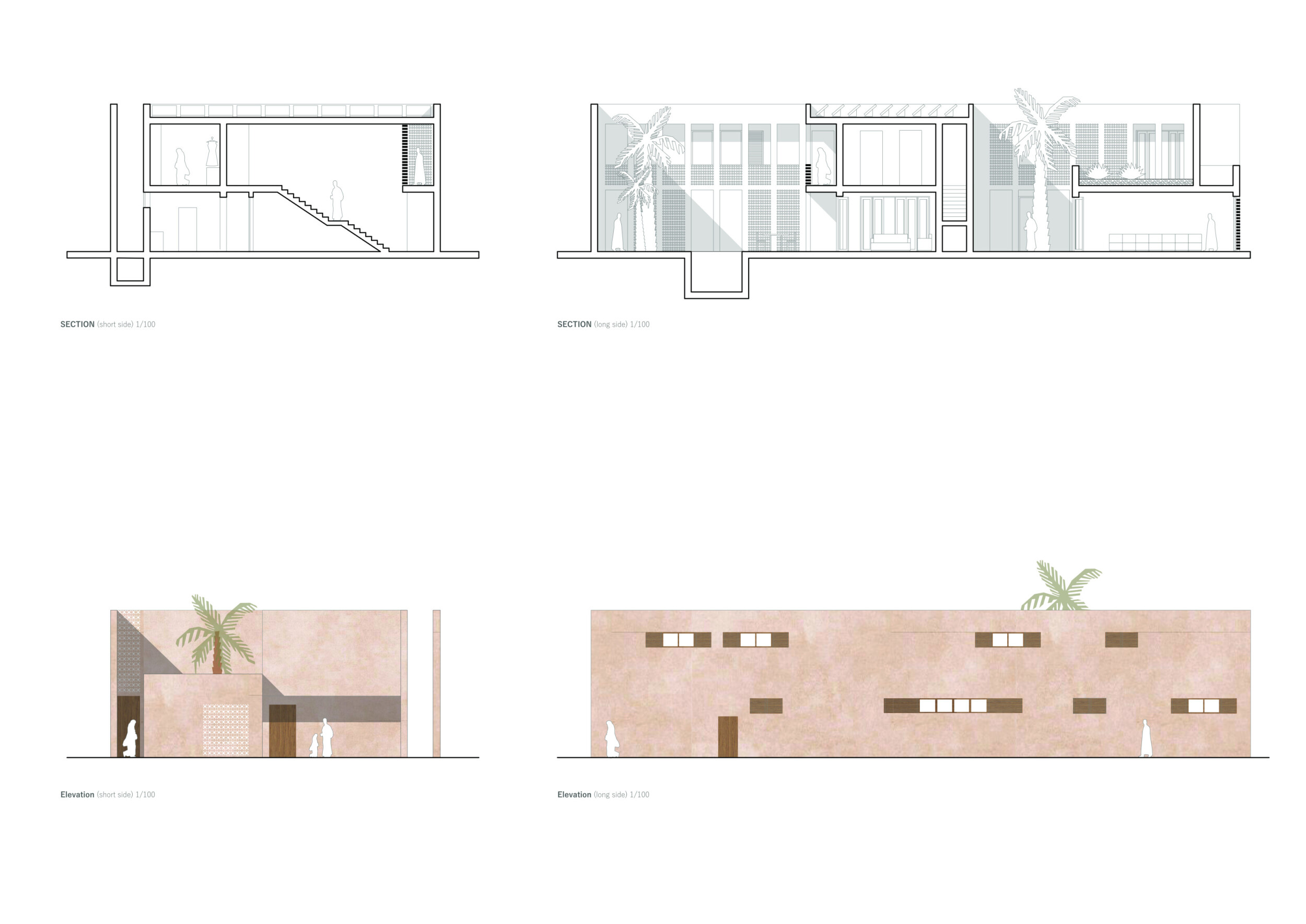 Architecture project // Clay Plaster Facade with Integrated Solar ...