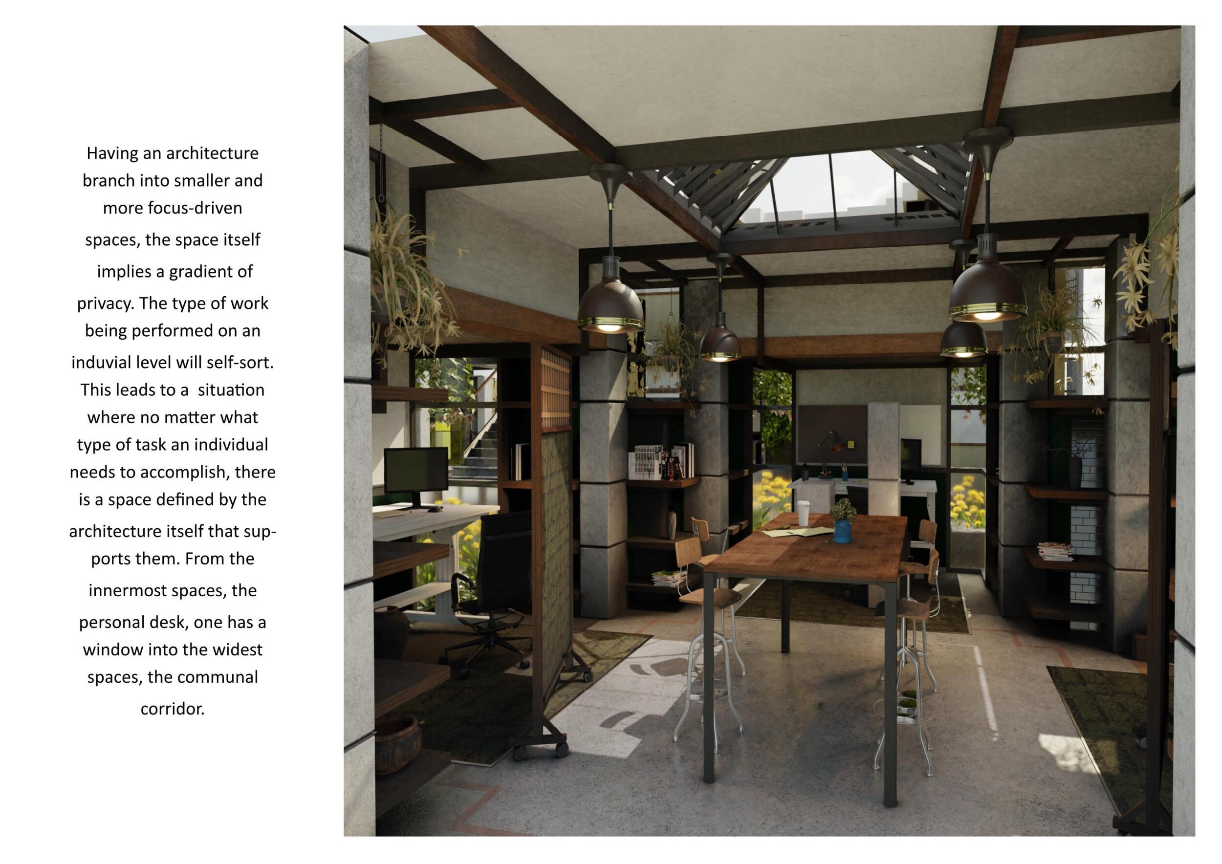Architecture project // Gradient Spaces with Self-Sorting Personal ...