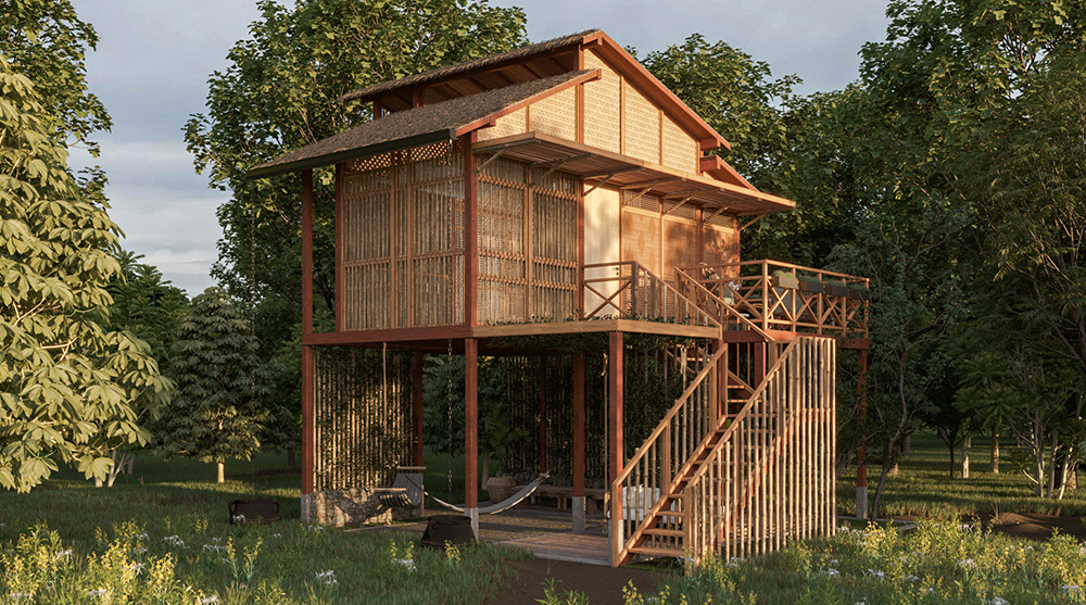Architecture Competition Cambodia Remote Hideout Huts Clients Favourite ...