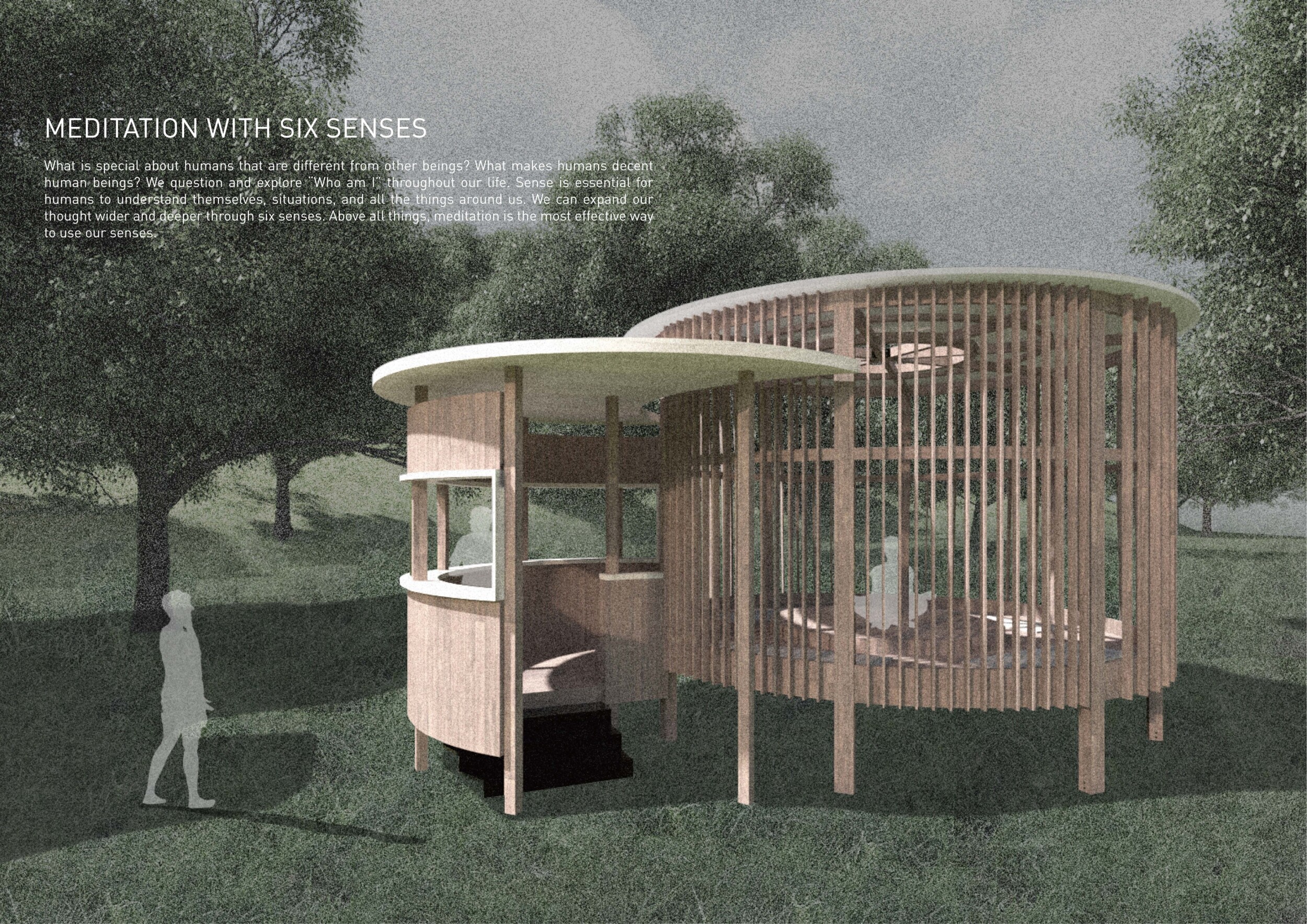 Architecture project // Translucent Roof Circle and Straw Panels ...