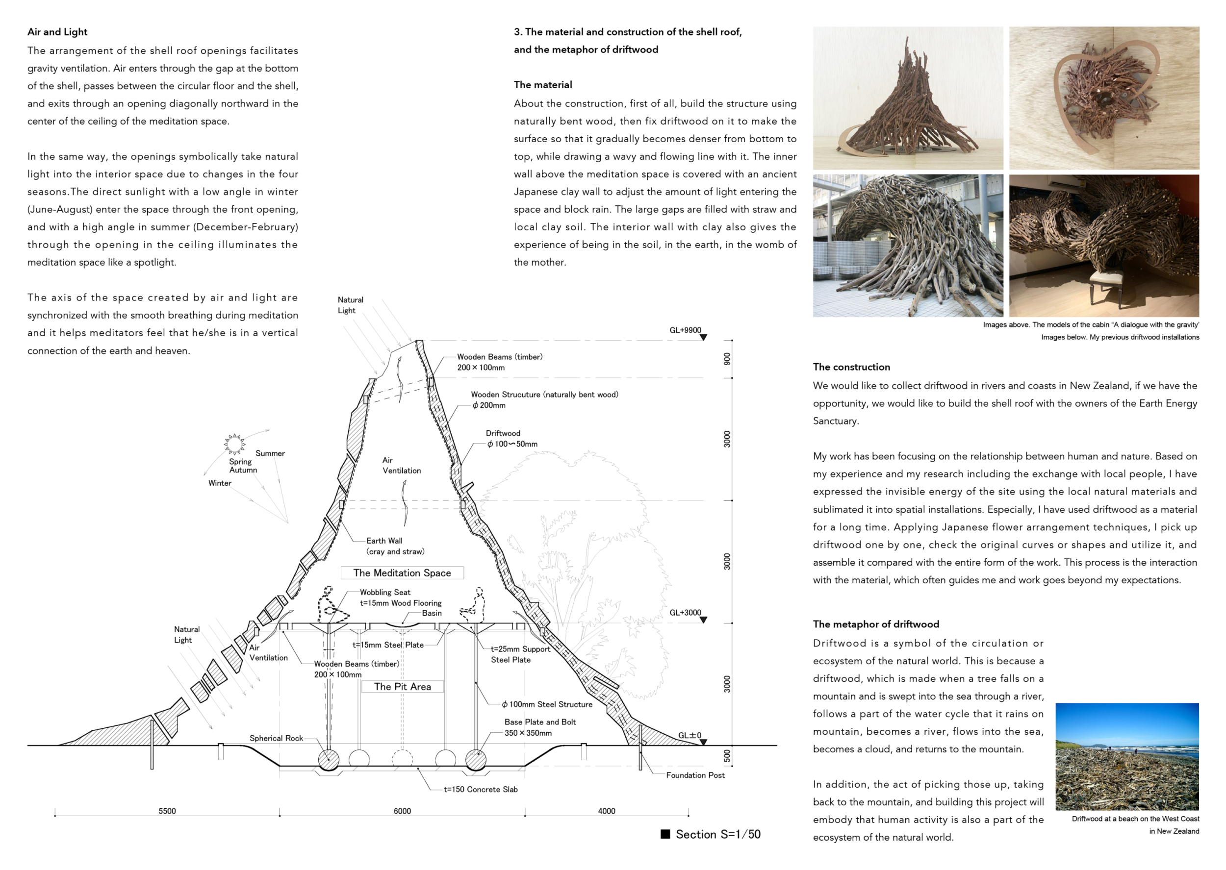 Architecture project // Wobbling Seats and Driftwood Shelters for ...