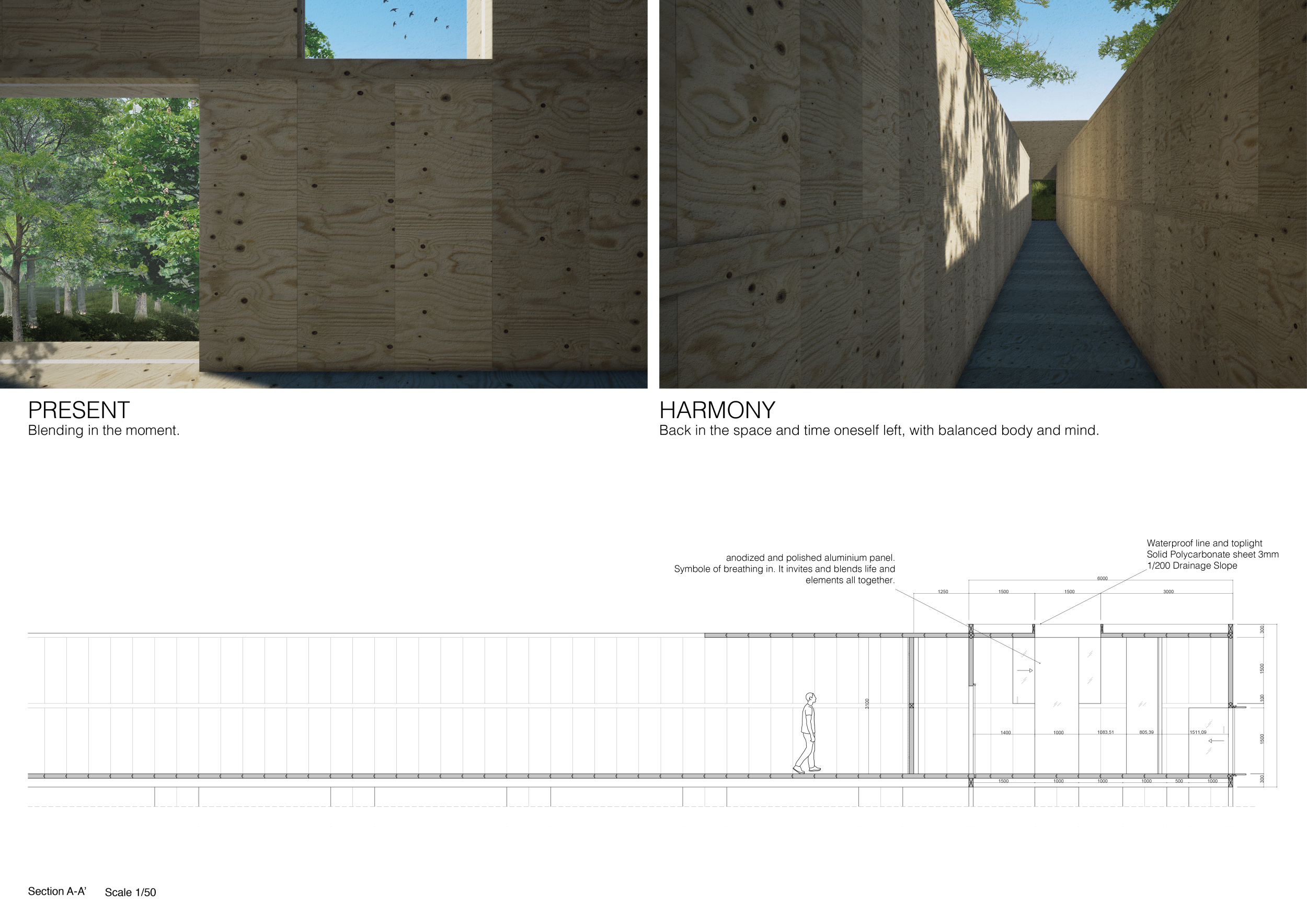 Architecture project // Aluminum Panels and Sliding Windows Enhancing ...