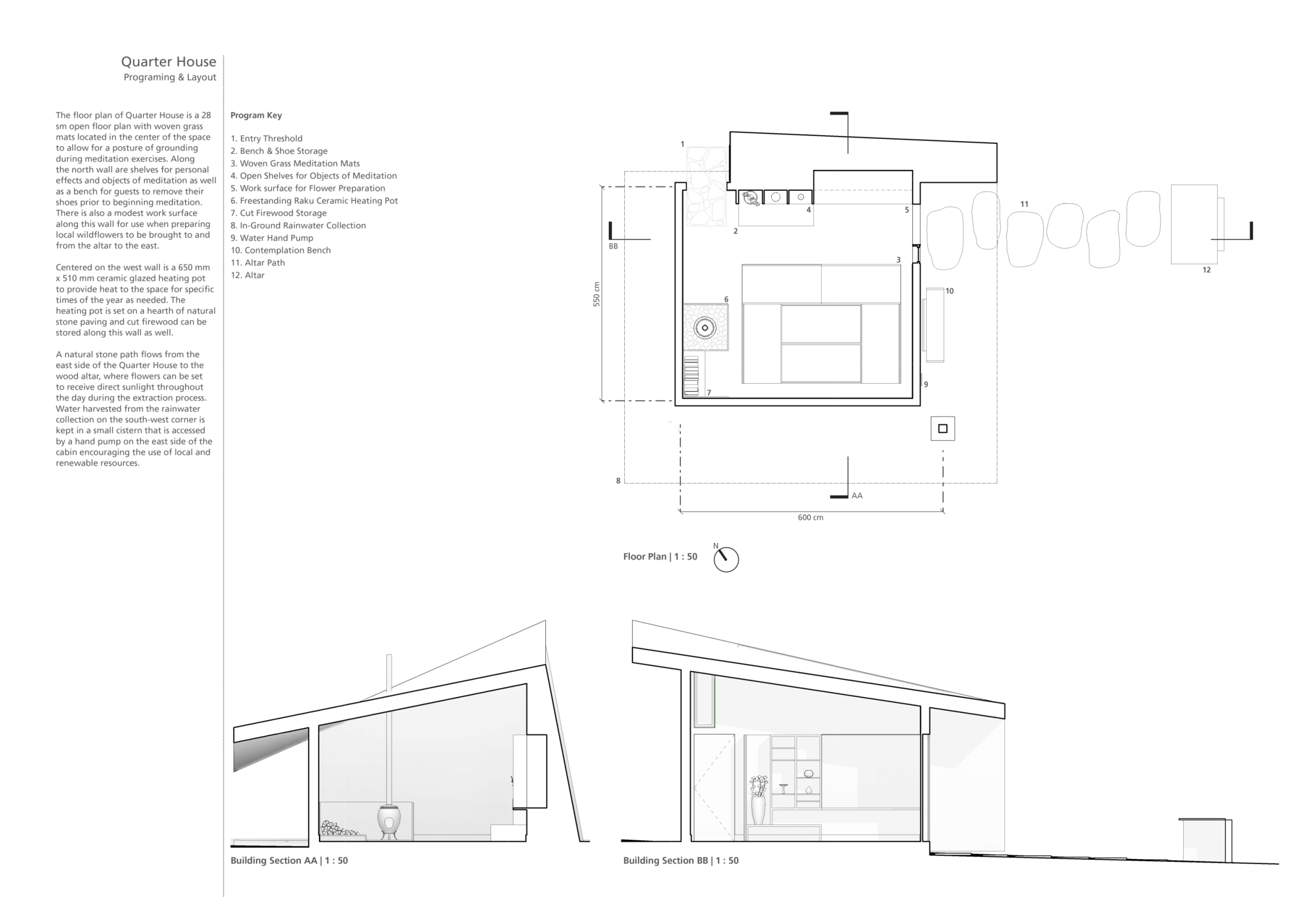 Architecture project // Hyperbolic Roof Form Enhancing Connection with ...