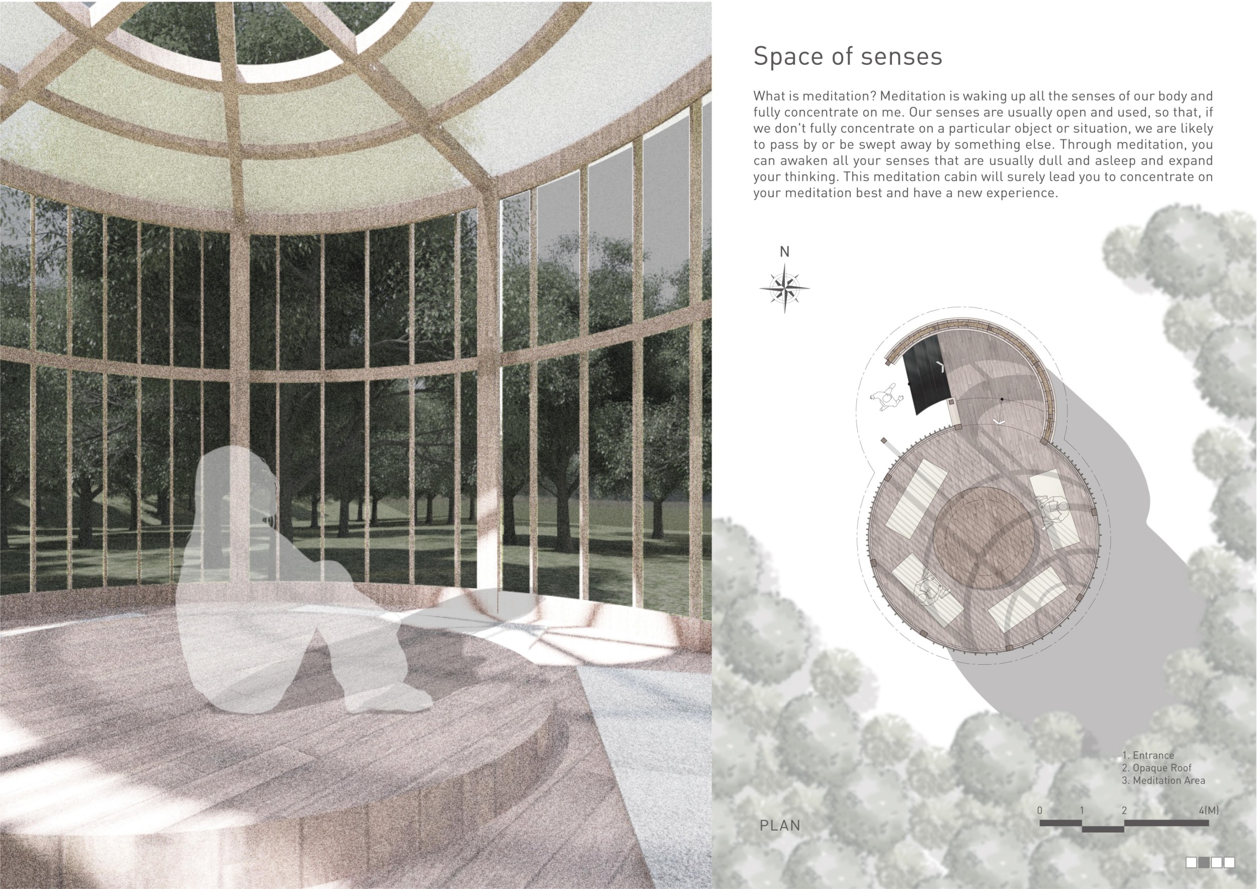 Architecture project // Translucent Roof Circle and Straw Panels ...