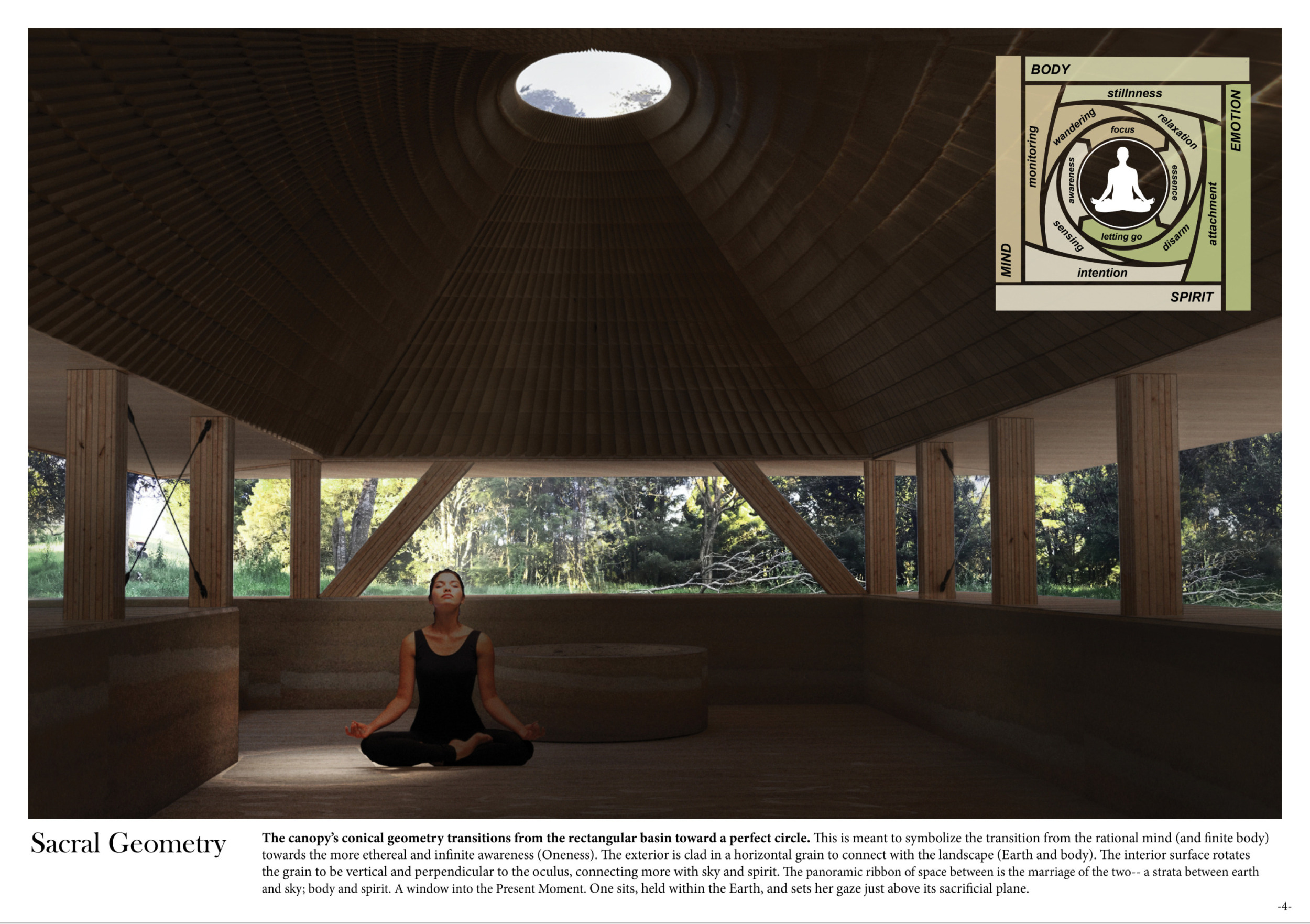 Architecture project // Rammed Earth Structure Featuring Circular ...