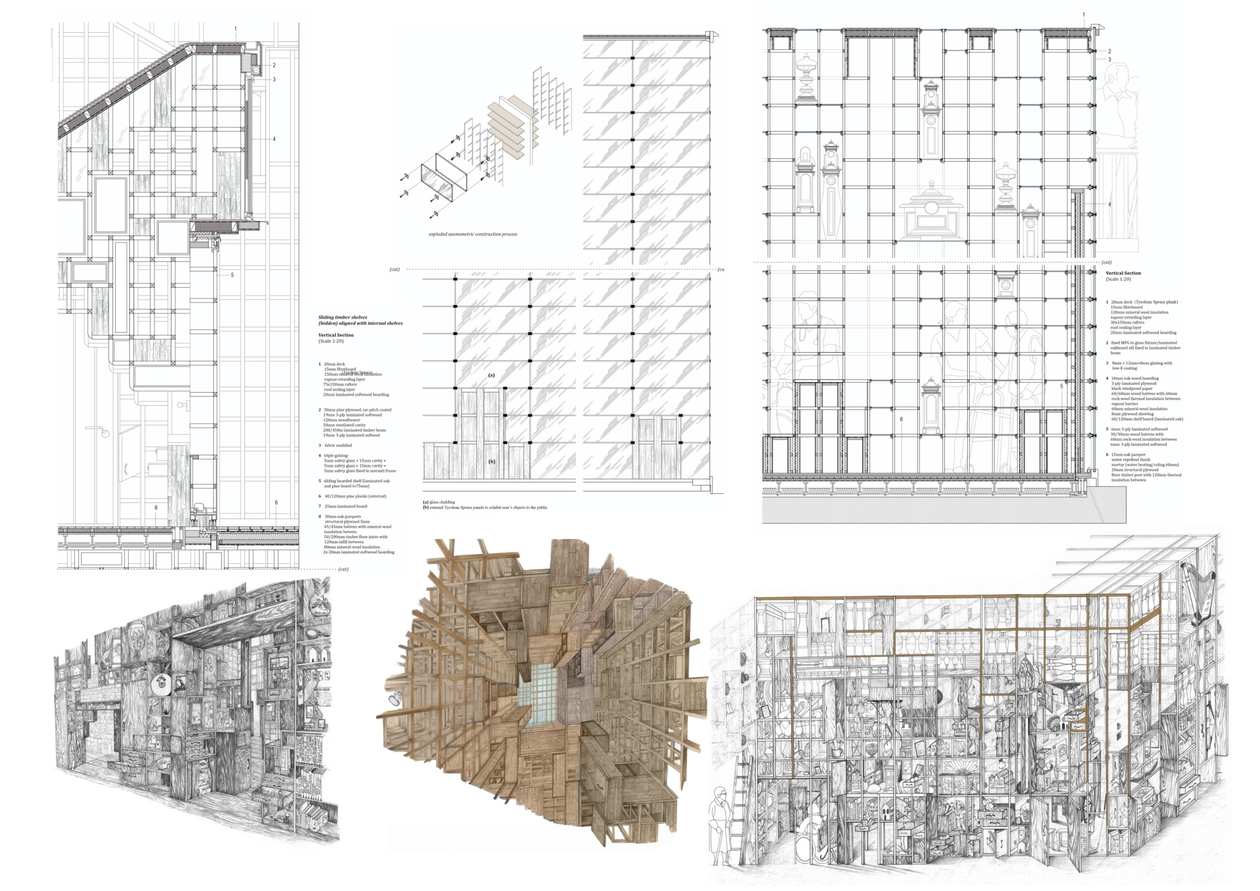 Architecture project // Layered Thresholds in Adobe and Timber for a ...