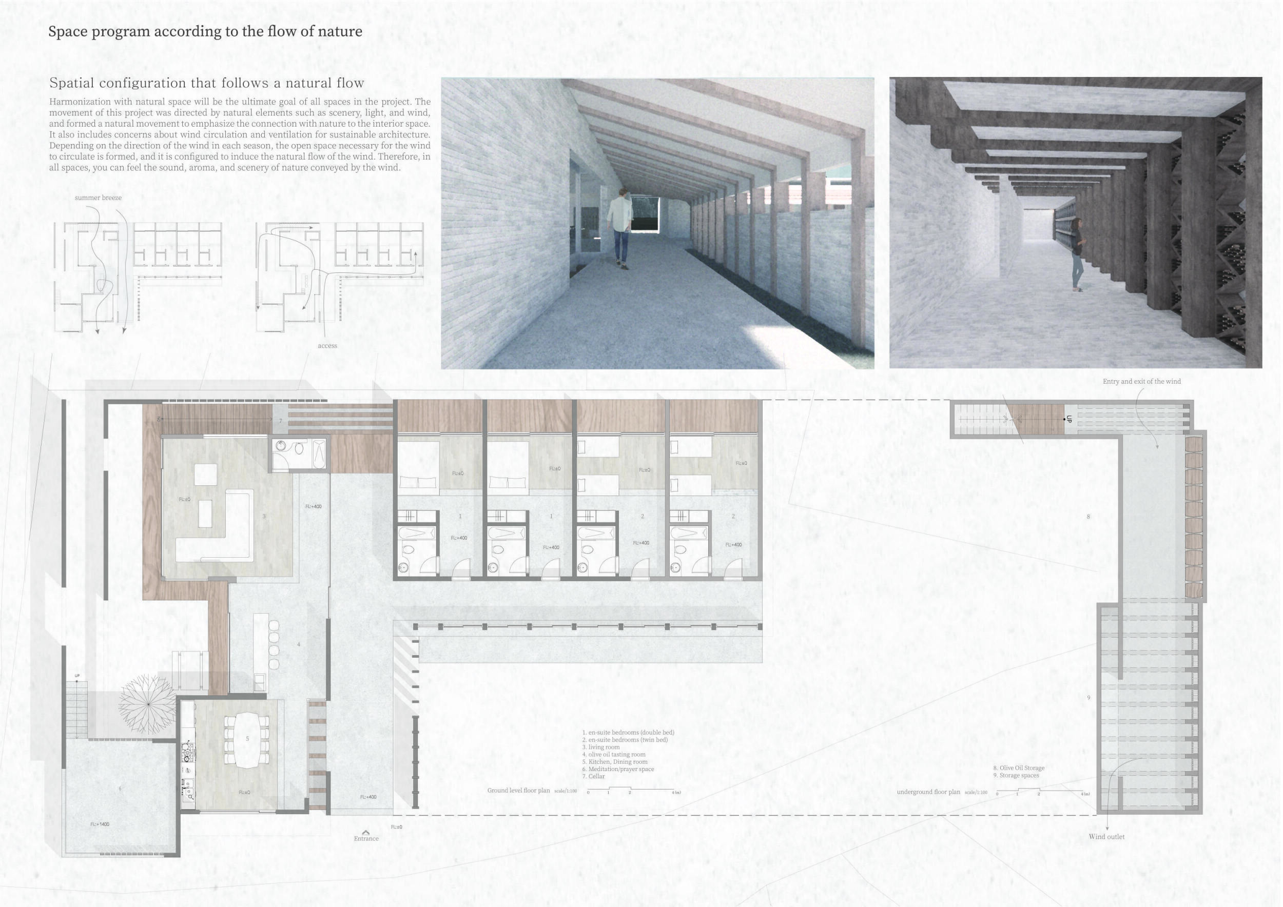 Architecture project // Natural Ventilation and Textured Plaster in a ...